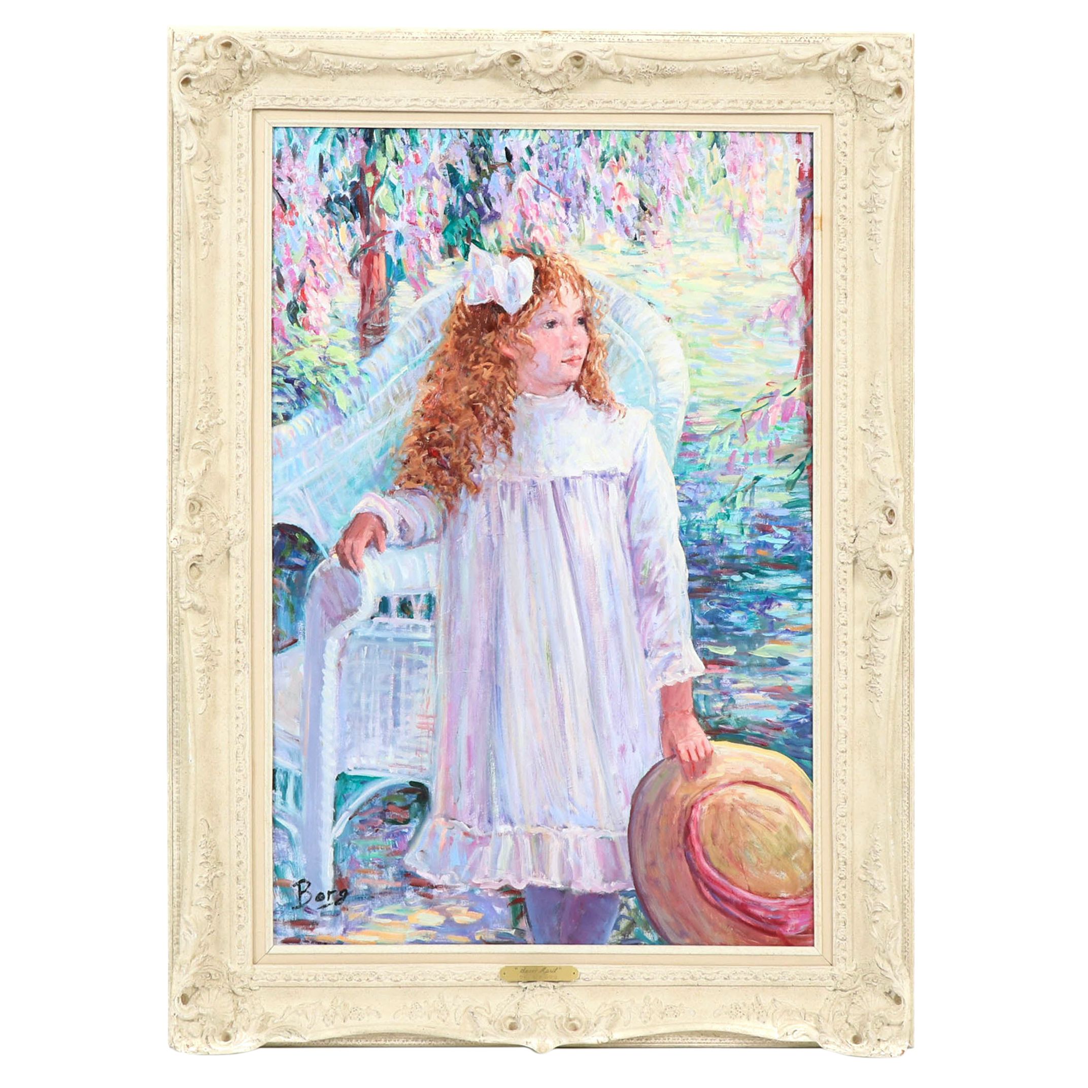 Irene Borg Oil Painting "Sweet April" | EBTH