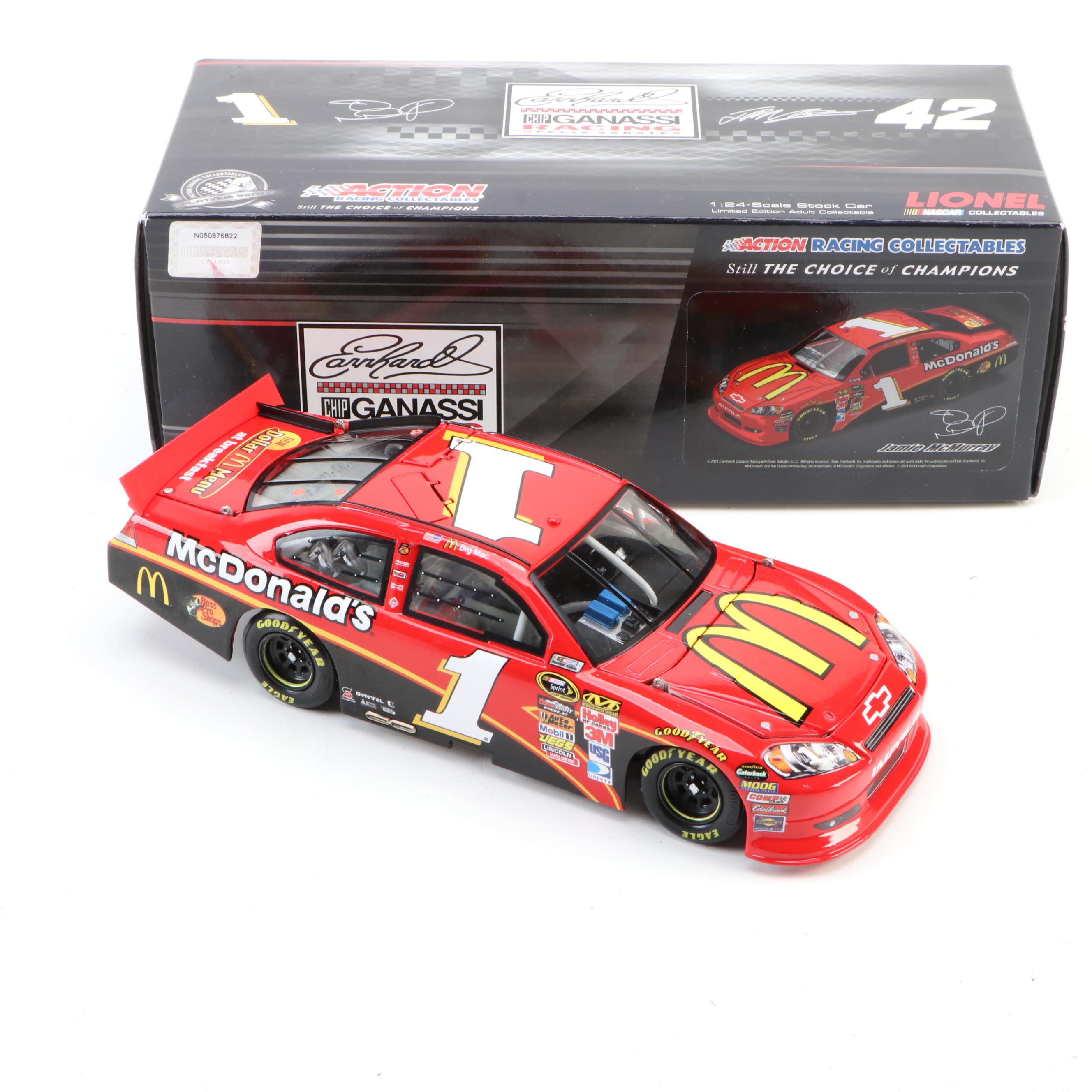 Jeff Gordon, Dale Earnhardt Jr., Bobby Labonte, NFL, 1:24 Scale Diecast ...