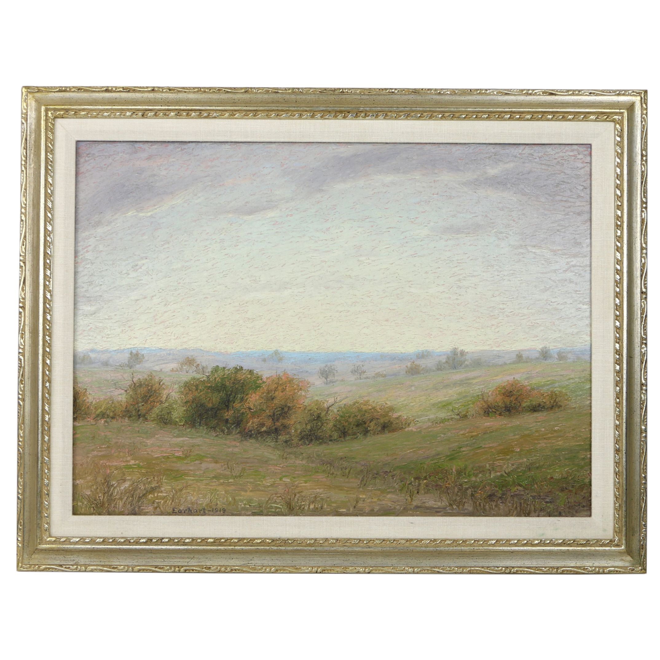 John Franklin Earhart Landscape Oil Painting, 1919 | EBTH