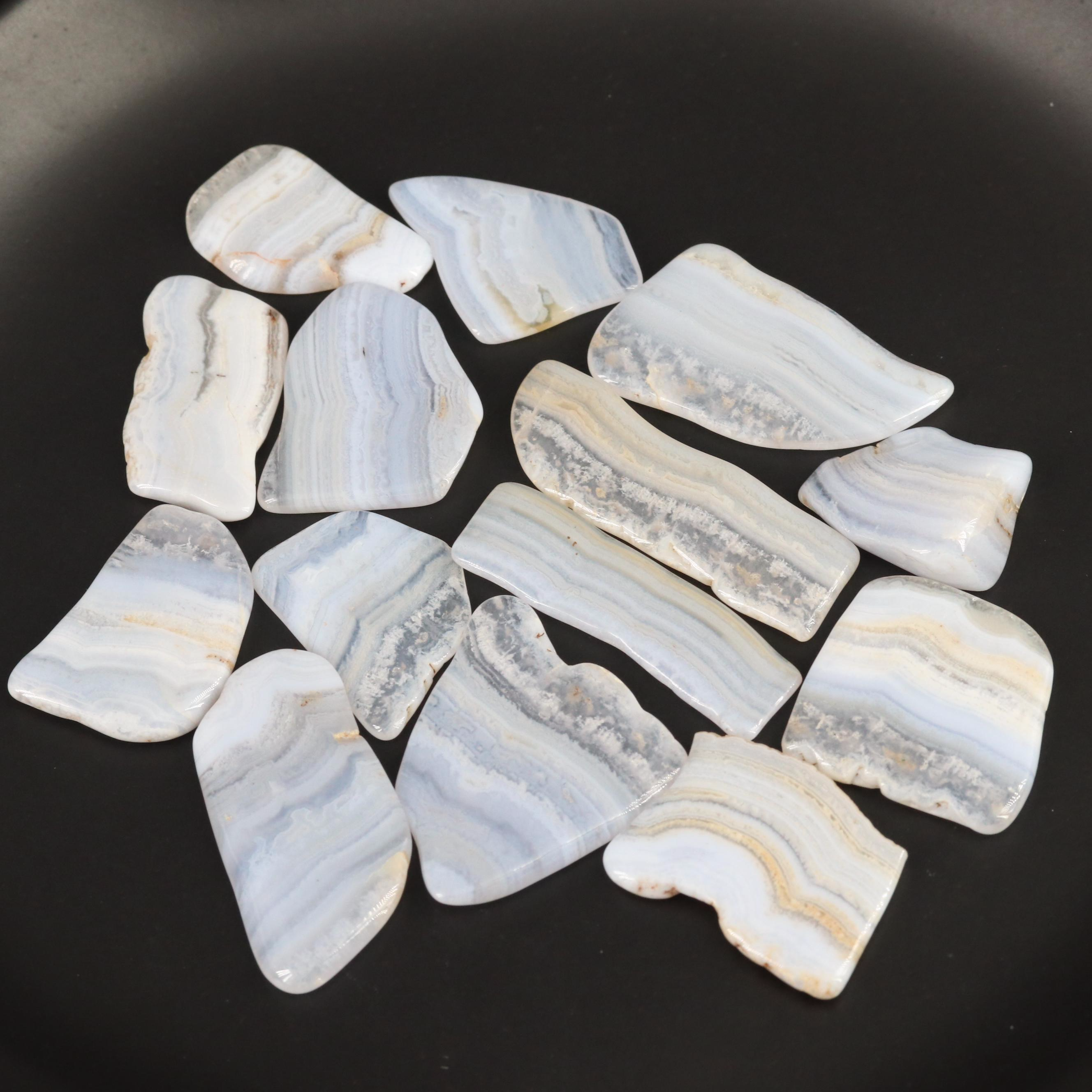 Loose Tumbled Lace Agates | EBTH