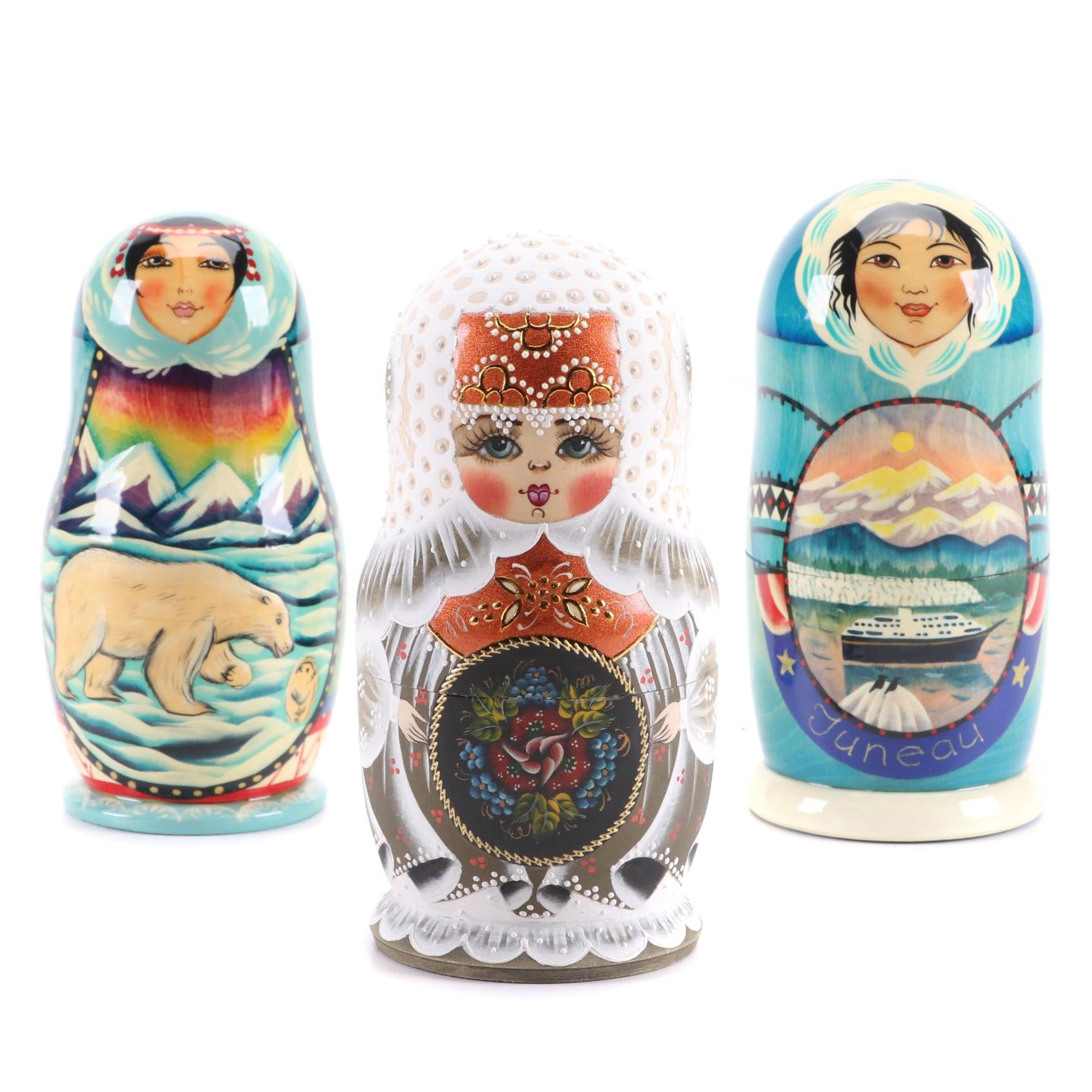 Hand-Painted Russian Matryoshka Dolls | EBTH