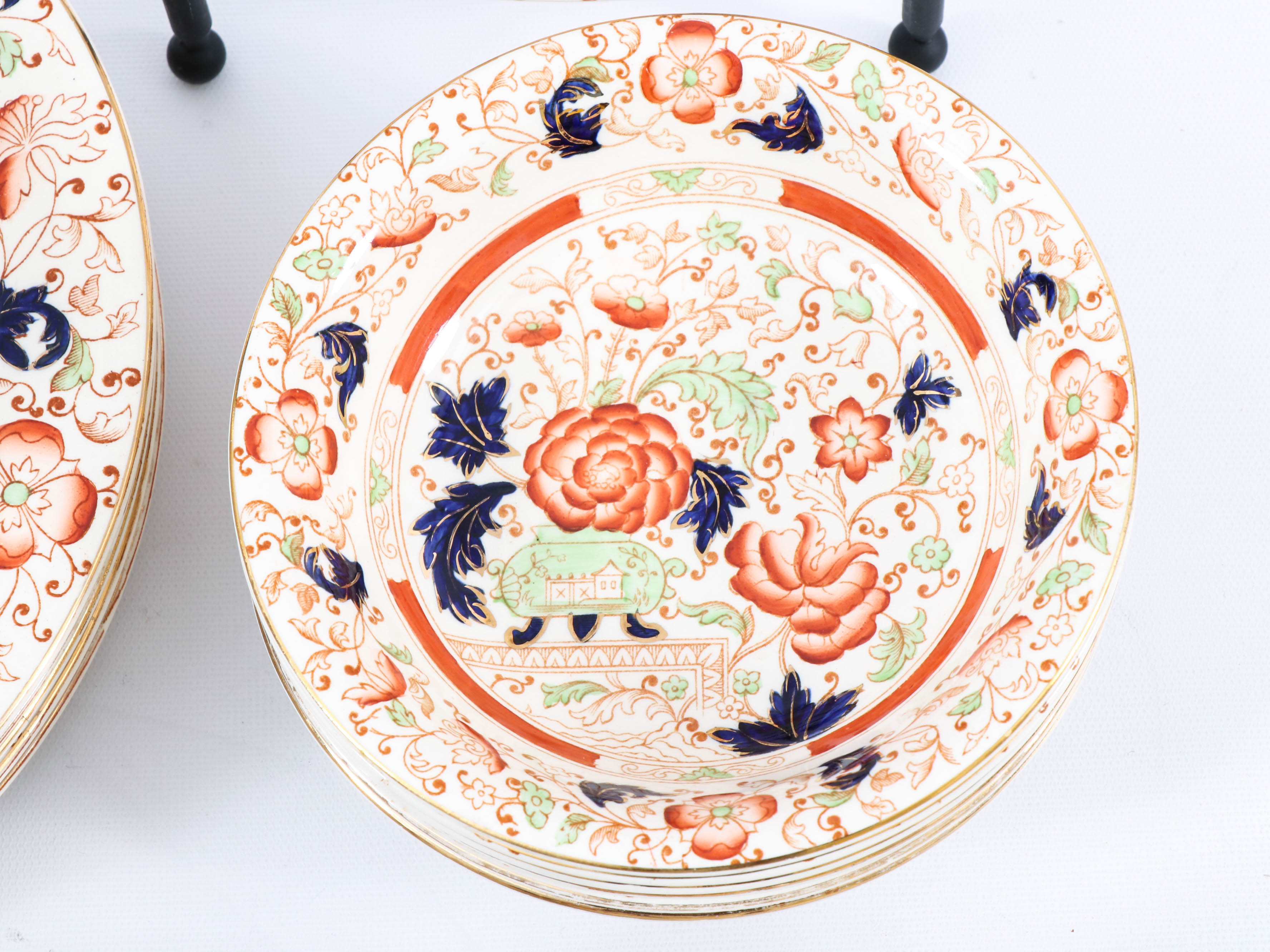 Burgess & Leigh "Gordon Rust" Porcelain Dinnerware, Mid-20th Century | EBTH