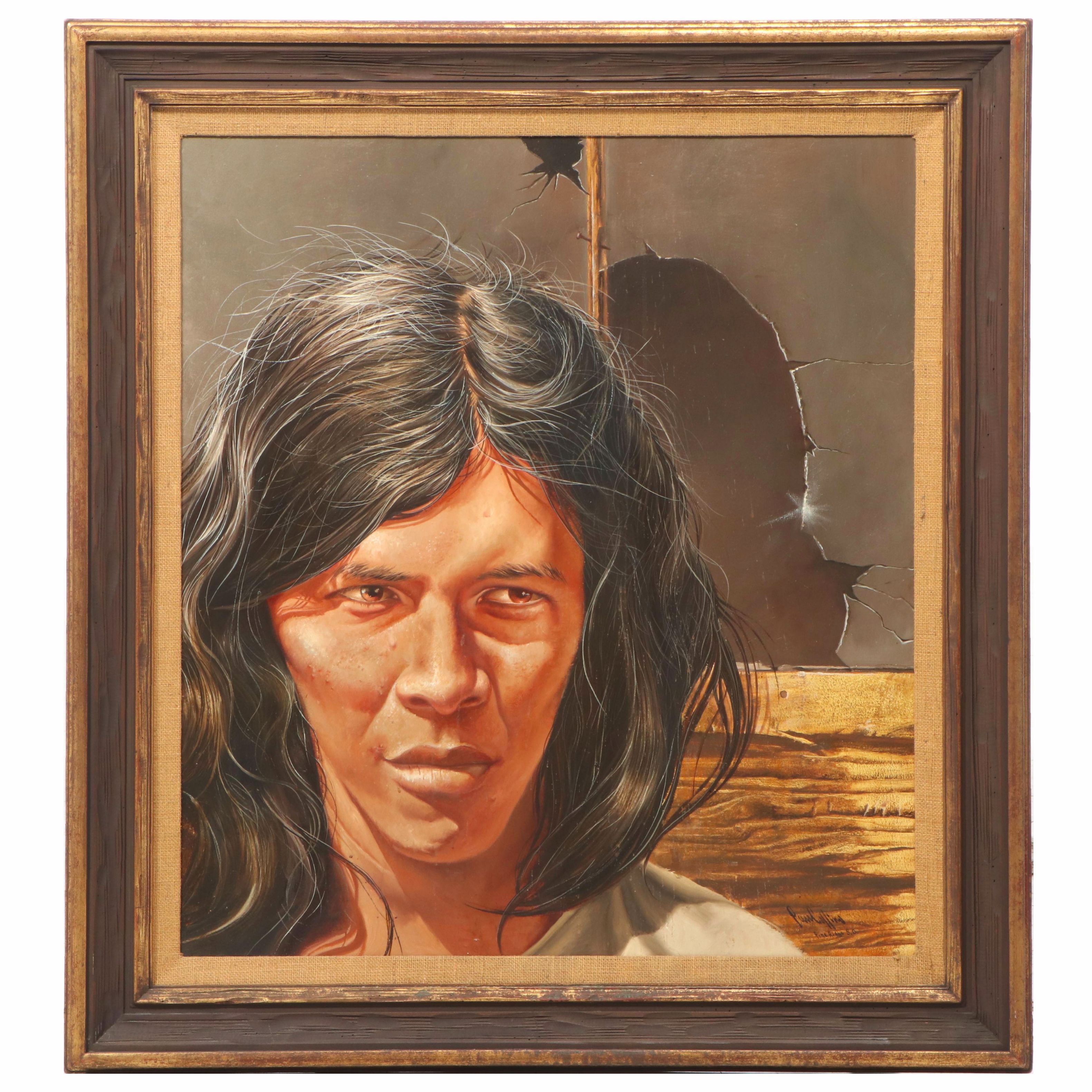 Paul Collins Oil Painting "Paul Soundsleeper," Late 20th Century | EBTH