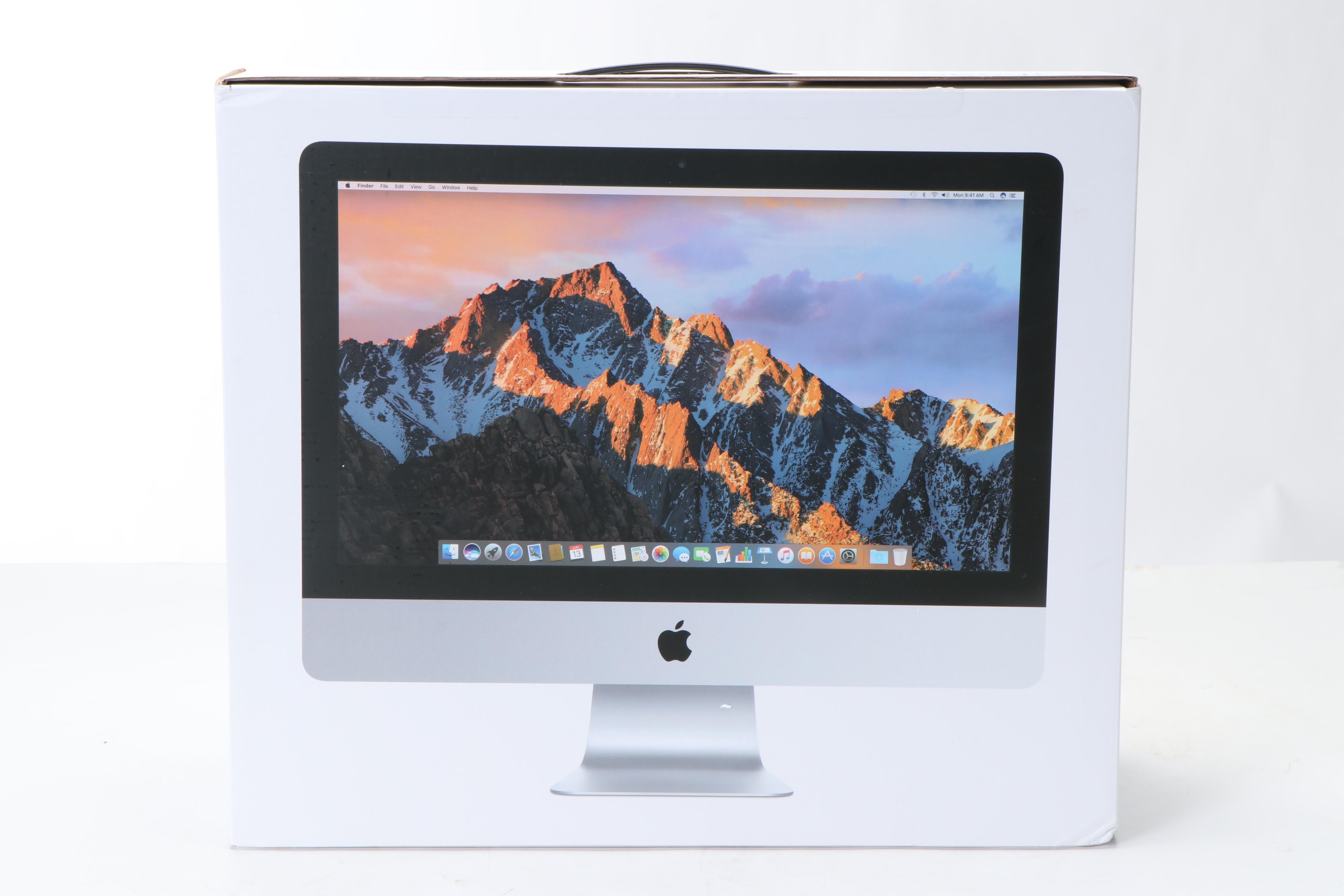21.5" Apple iMac Desktop Computer with Mouse, Keyboard, and LG DVD ...