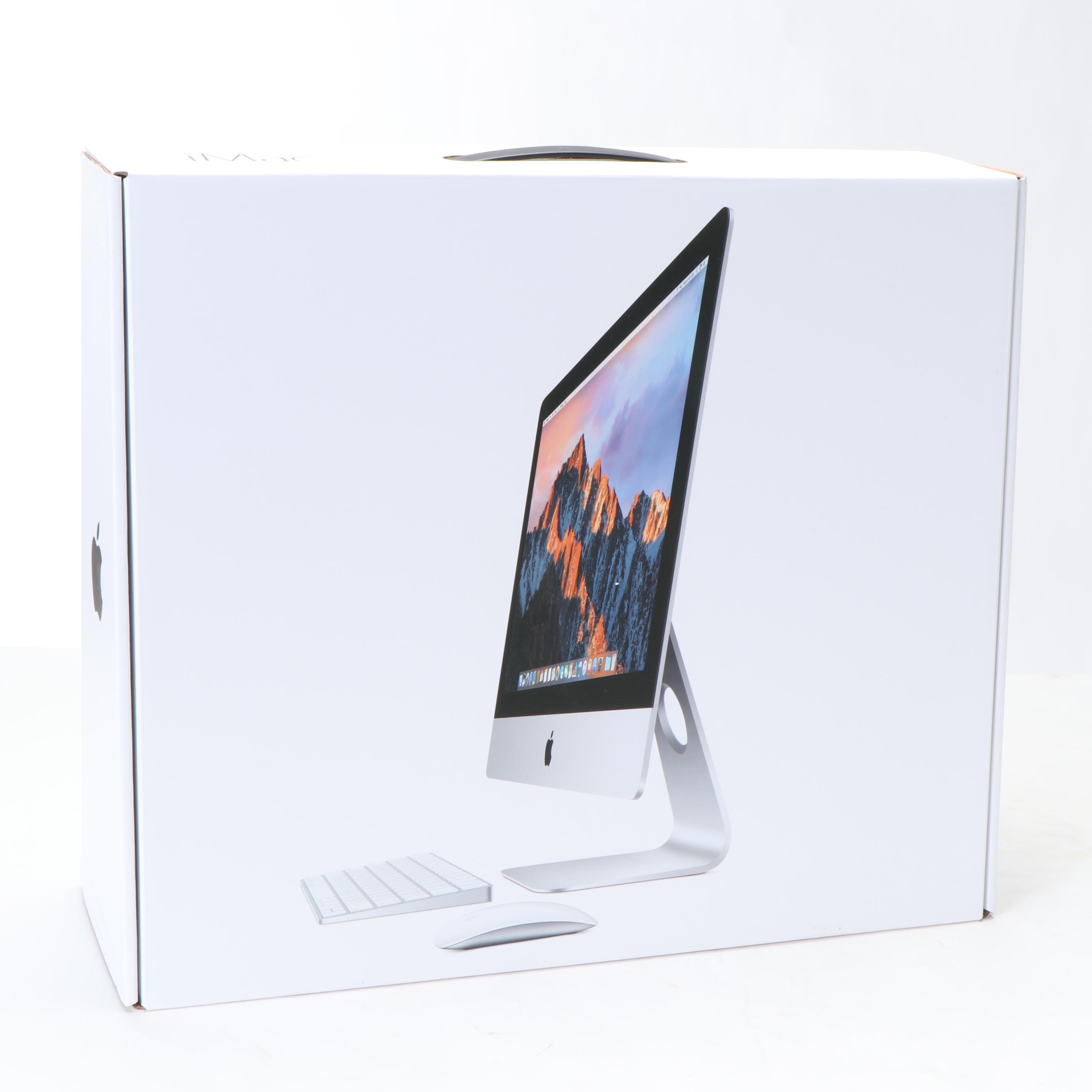 21.5" Apple iMac Desktop Computer with Mouse, Keyboard, and LG DVD ...