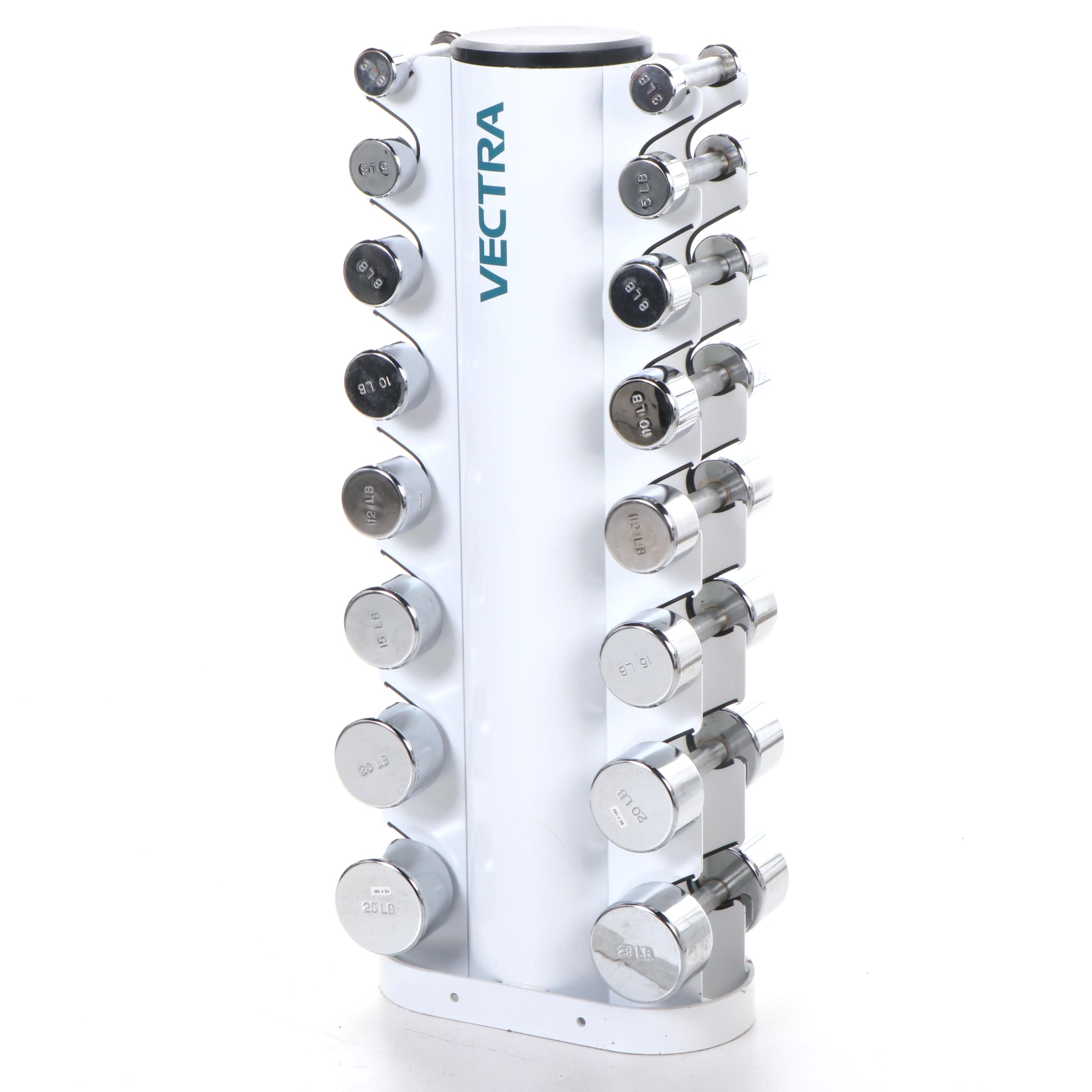 Set of Vectra Exercise Weights with Rack | EBTH