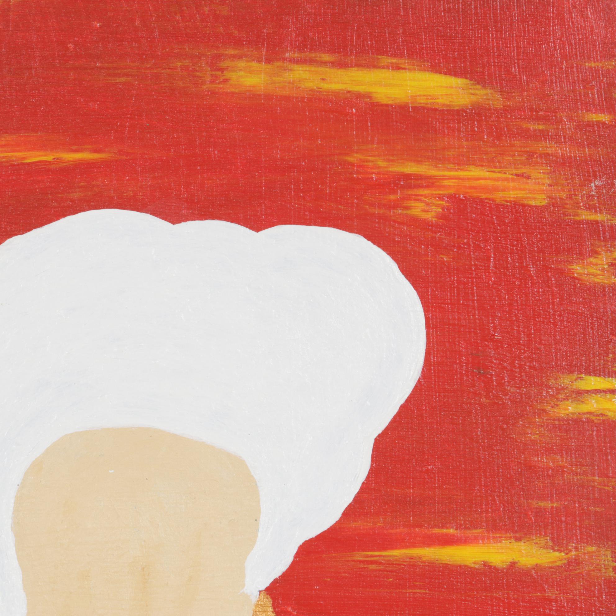 Amir Rashid Oil Painting of Silhouette | EBTH