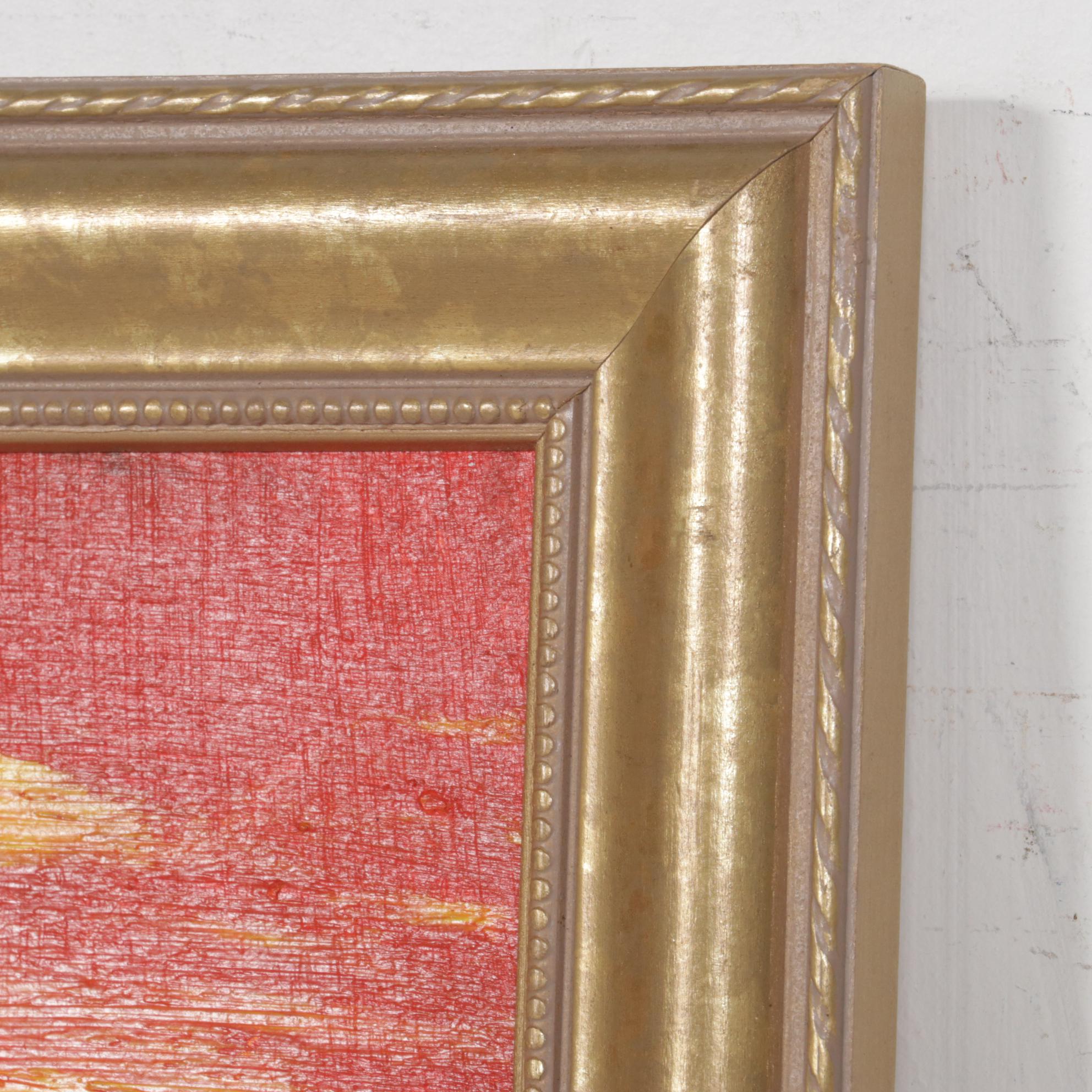 Amir Rashid Oil Painting of Silhouette | EBTH