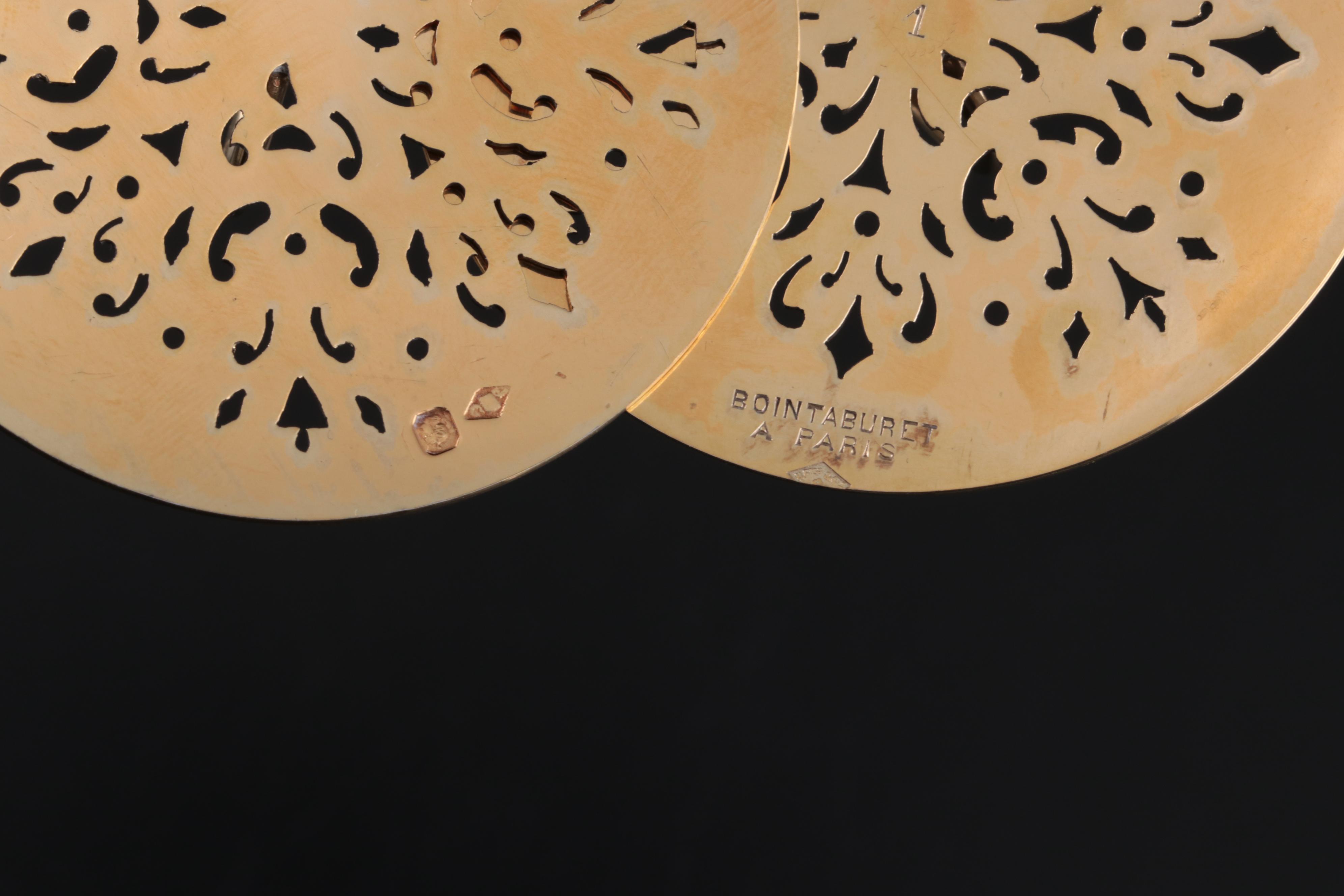 Henry Freres & Cie. 830 Silver Gilt Ice Jars and Strainers, circa 1900 ...