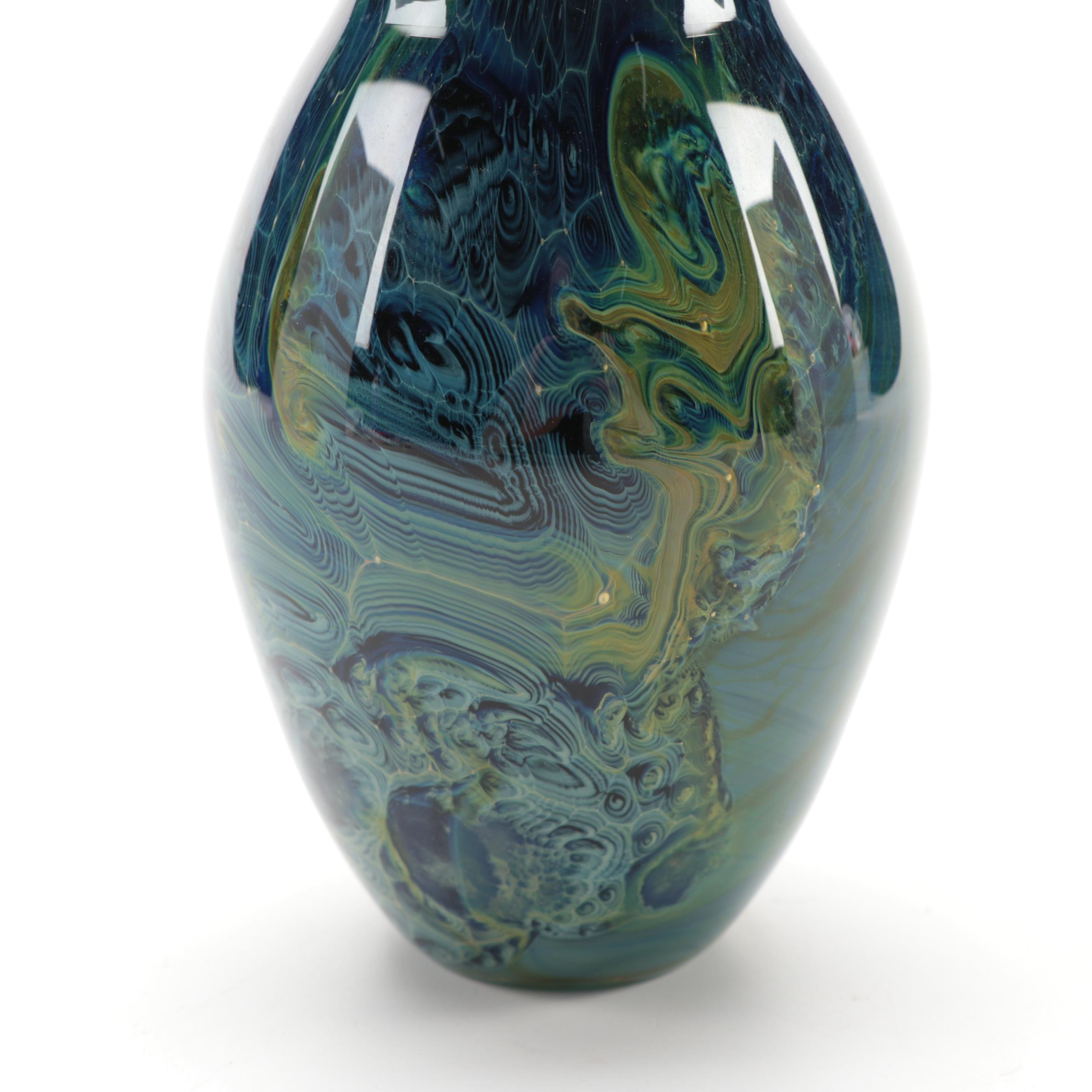 Josh Simpson Art Glass Vase | EBTH