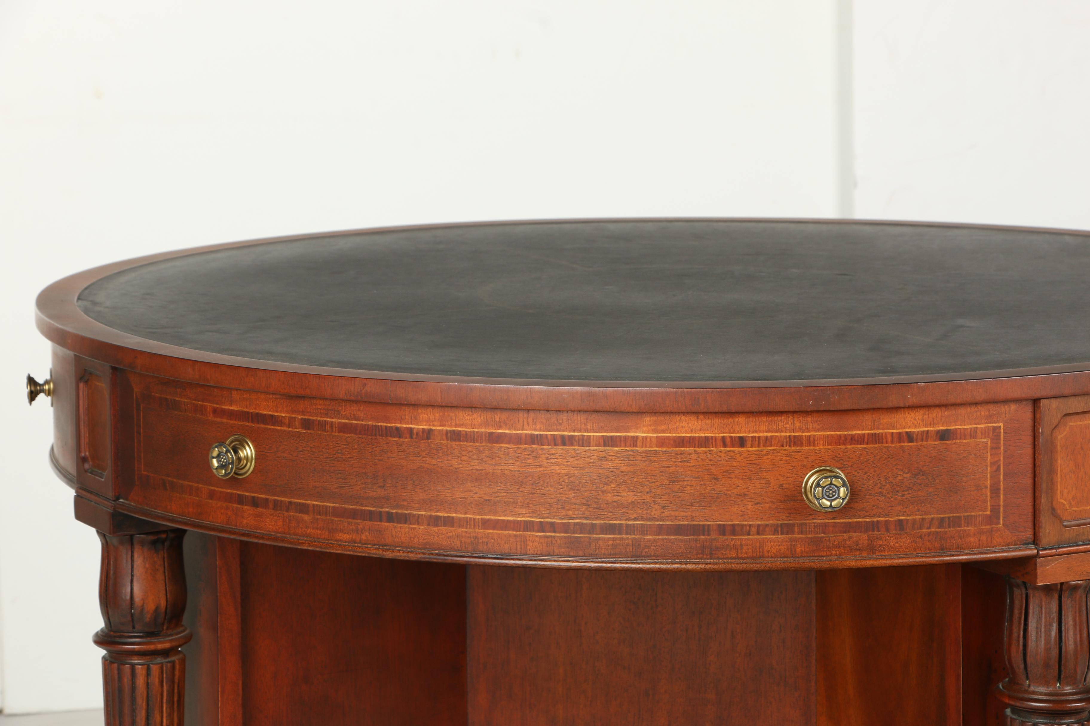 Henredon Regency Style Mahogany Library Table, Late 20th Century | EBTH