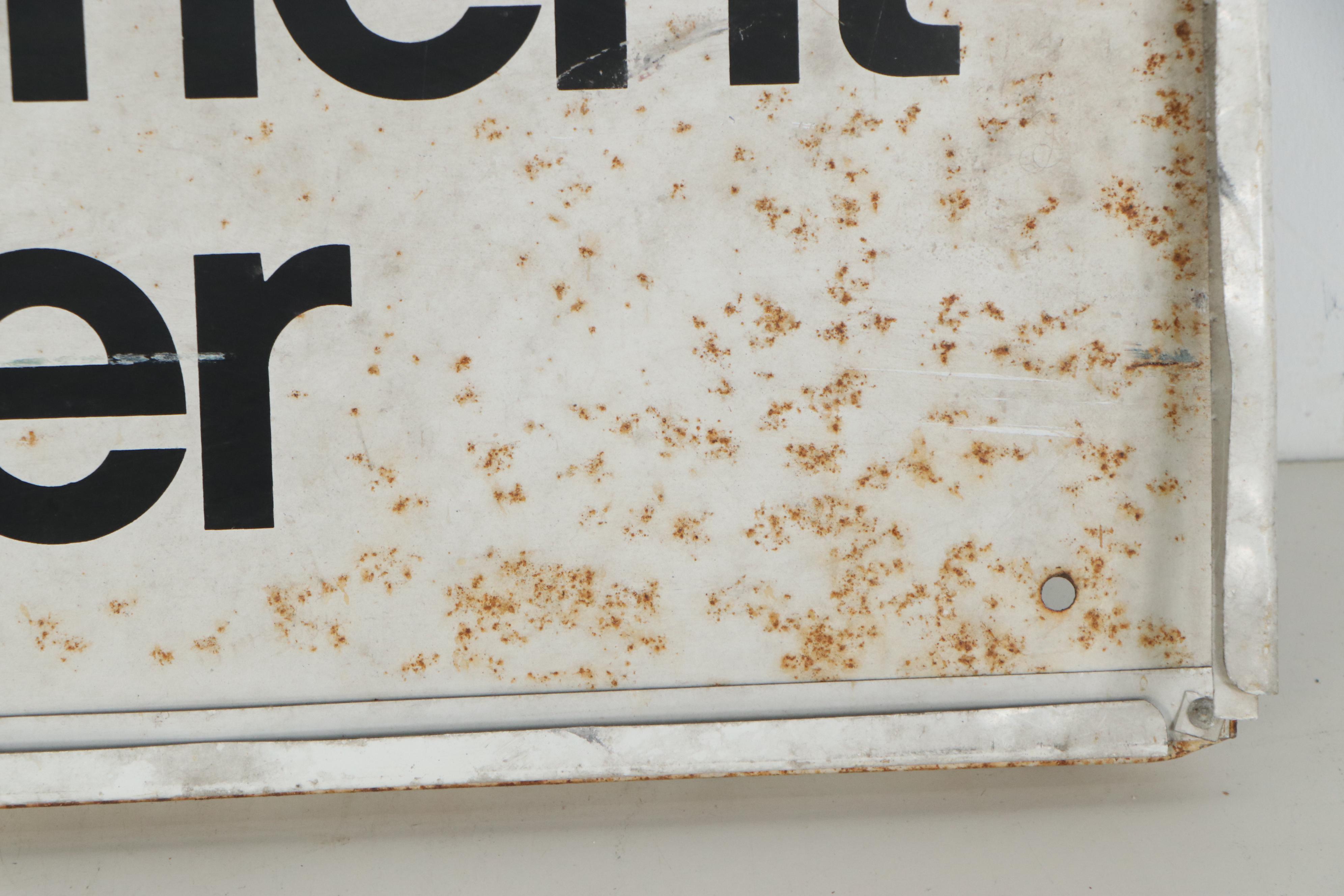 Coca-Cola Refreshment Center Metal Sign, Vintage | EBTH