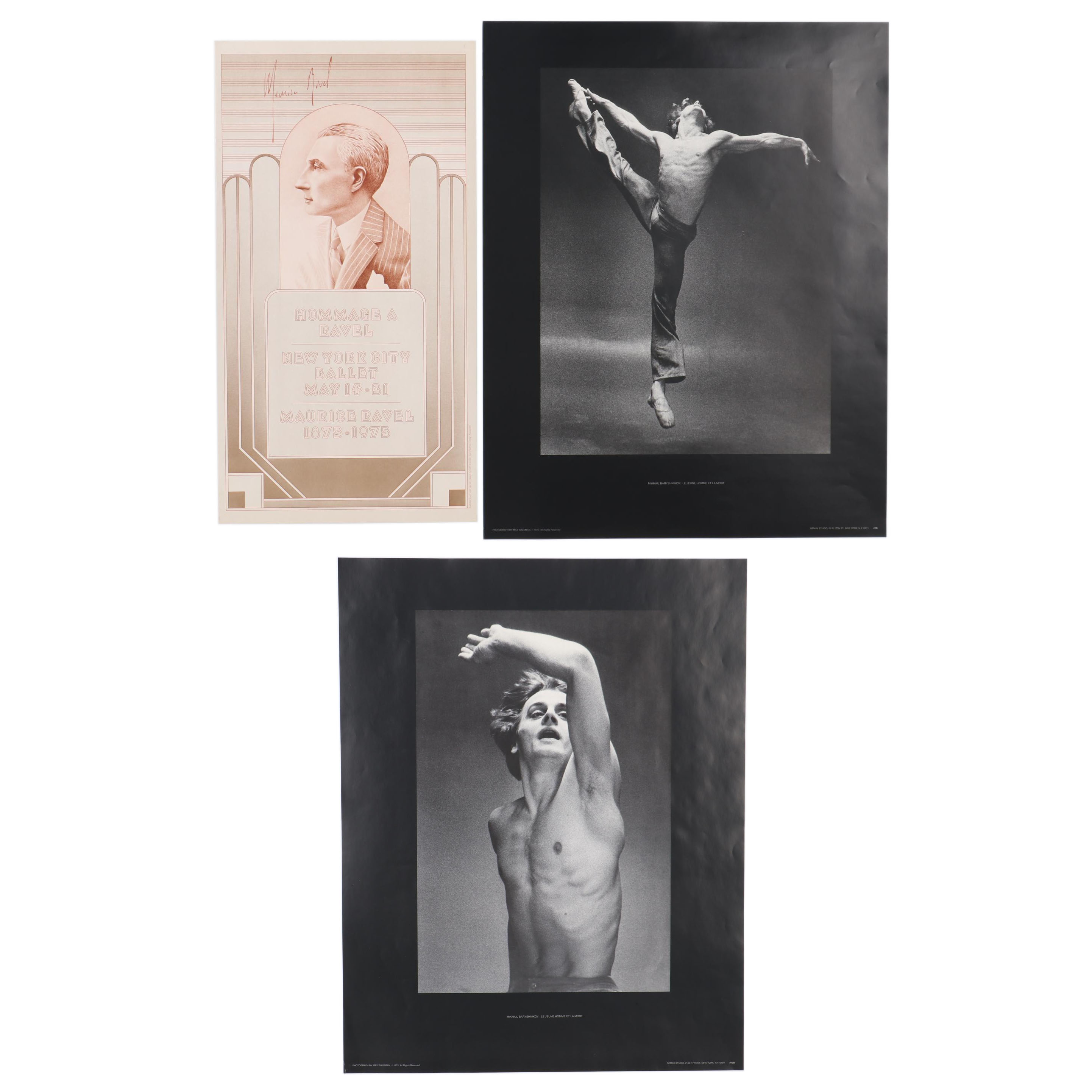 Offset Lithographs of Mikhail Baryshnikov and Offset Lithograph Ballet ...