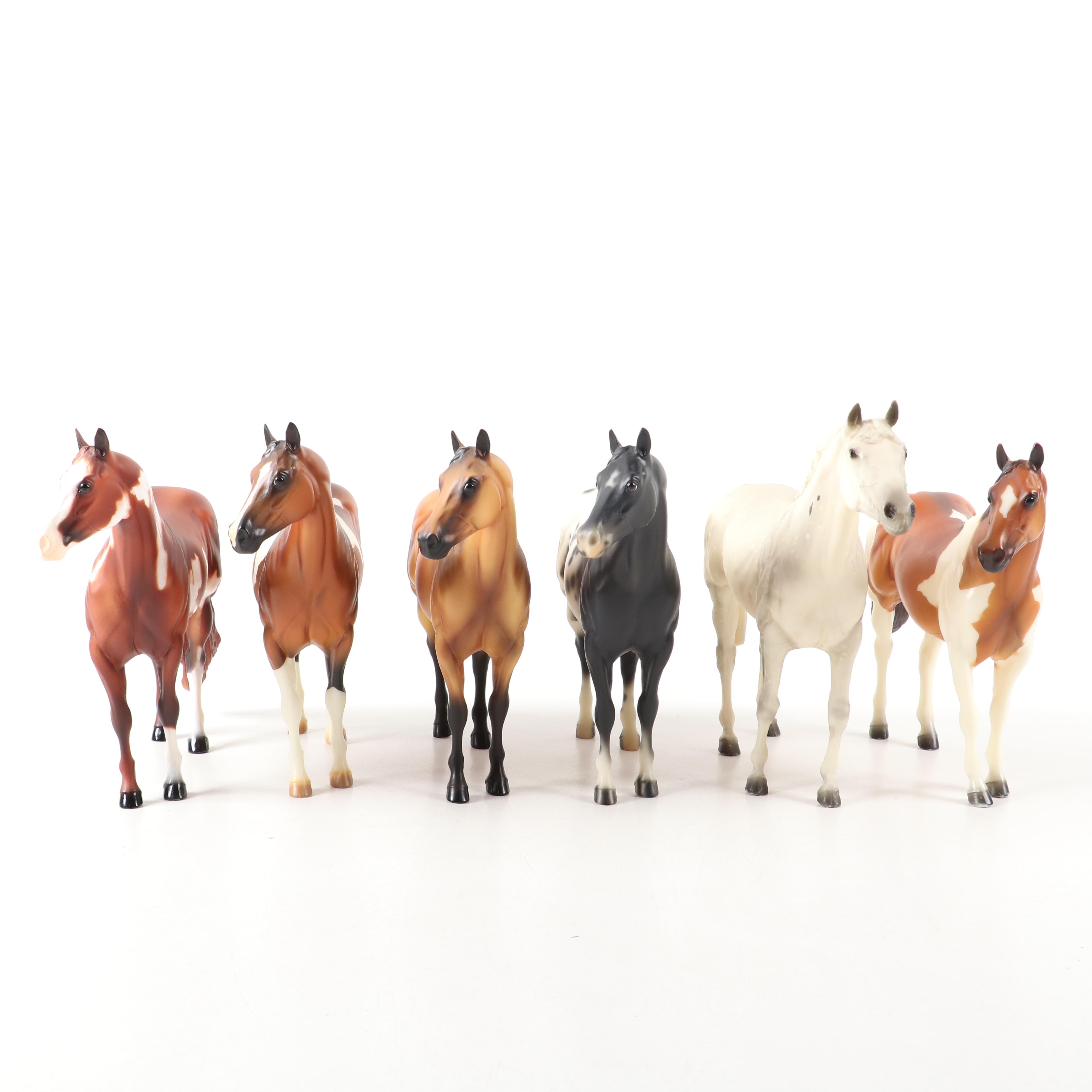Hand-Painted Model Horse Figurines Featuring Peter Stone, Late 20th C ...