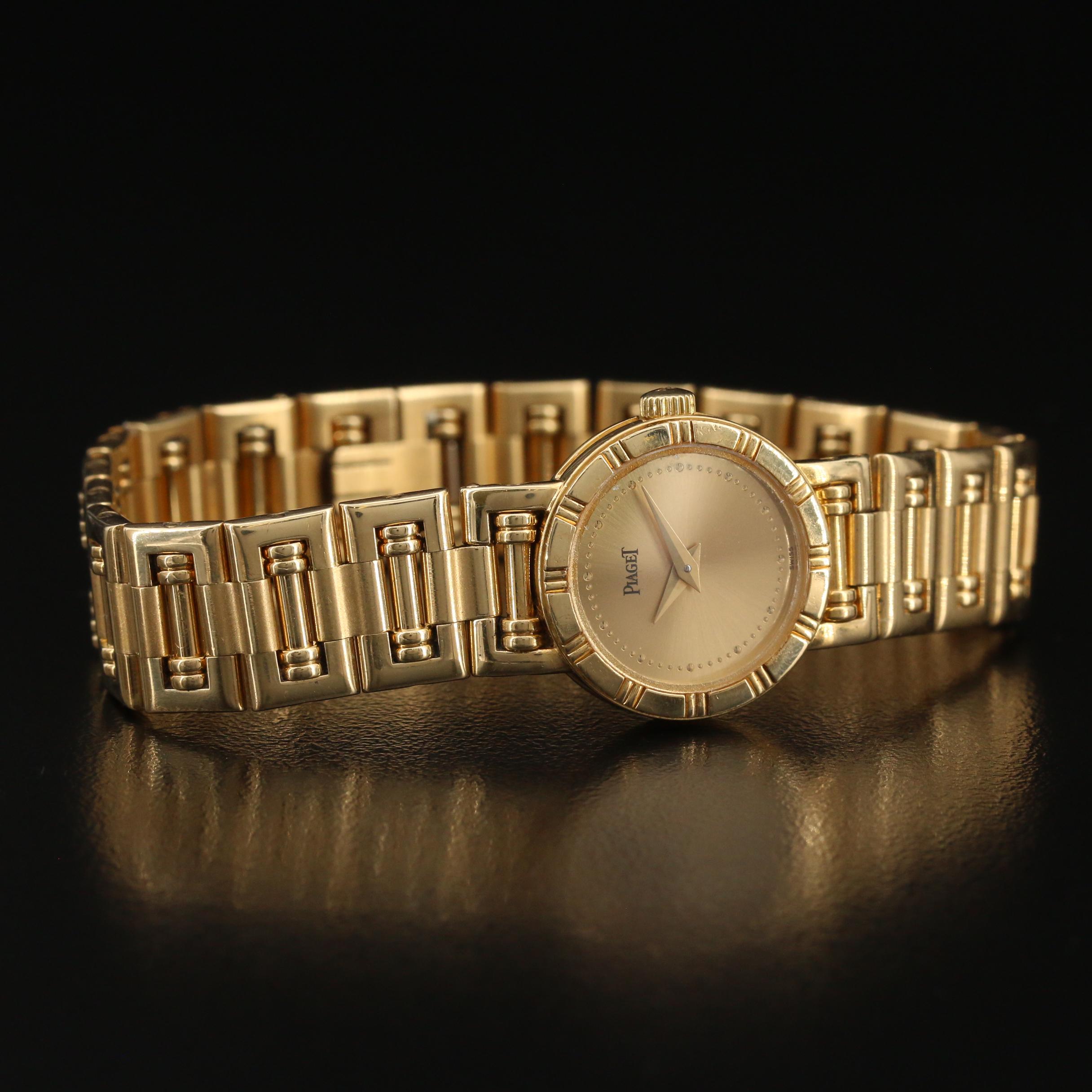 Piaget Dancer Mini 18K Yellow Gold Quartz Watch | EBTH