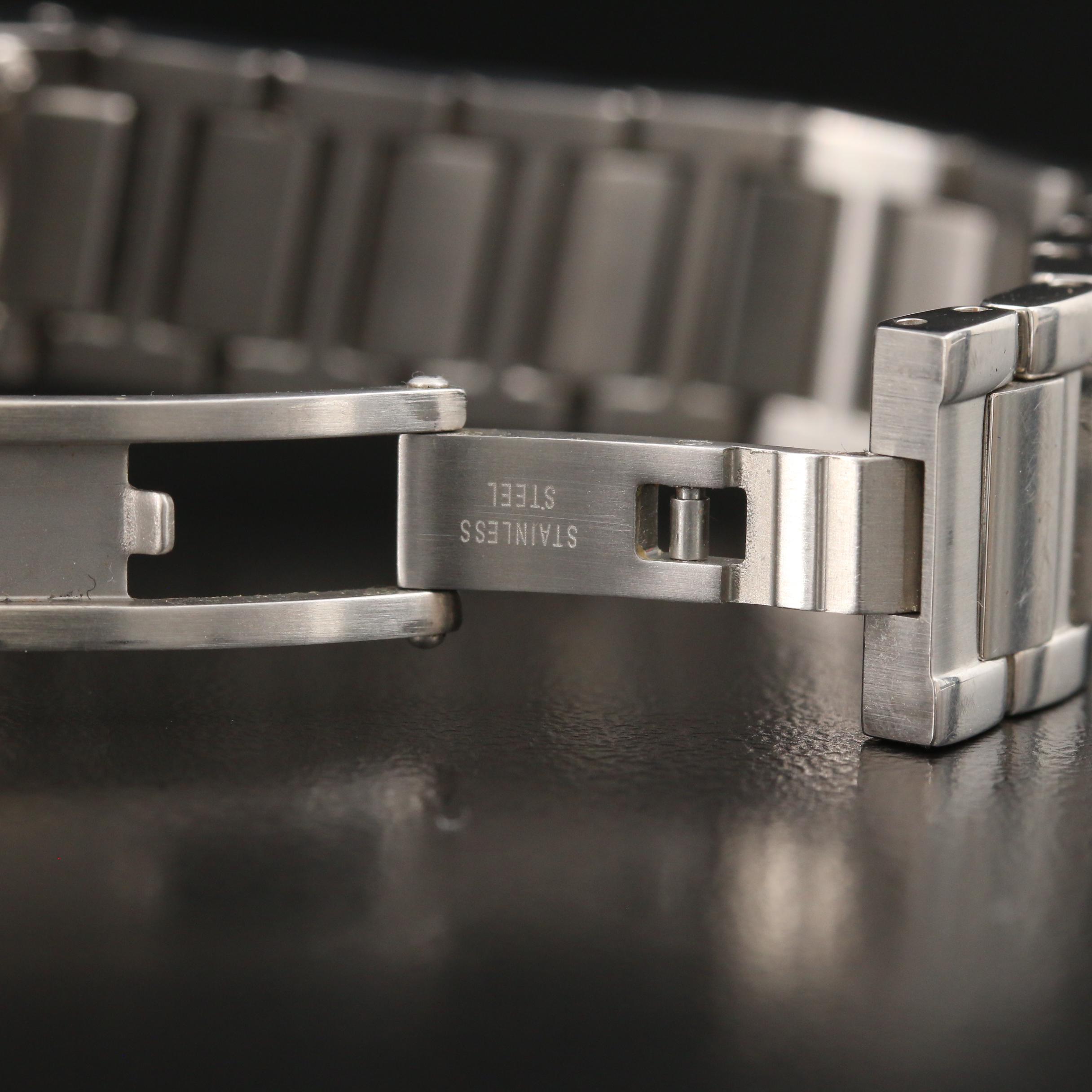 Bulova Futuro Diamond and Mother of Pearl Dial Stainless Steel Quartz ...