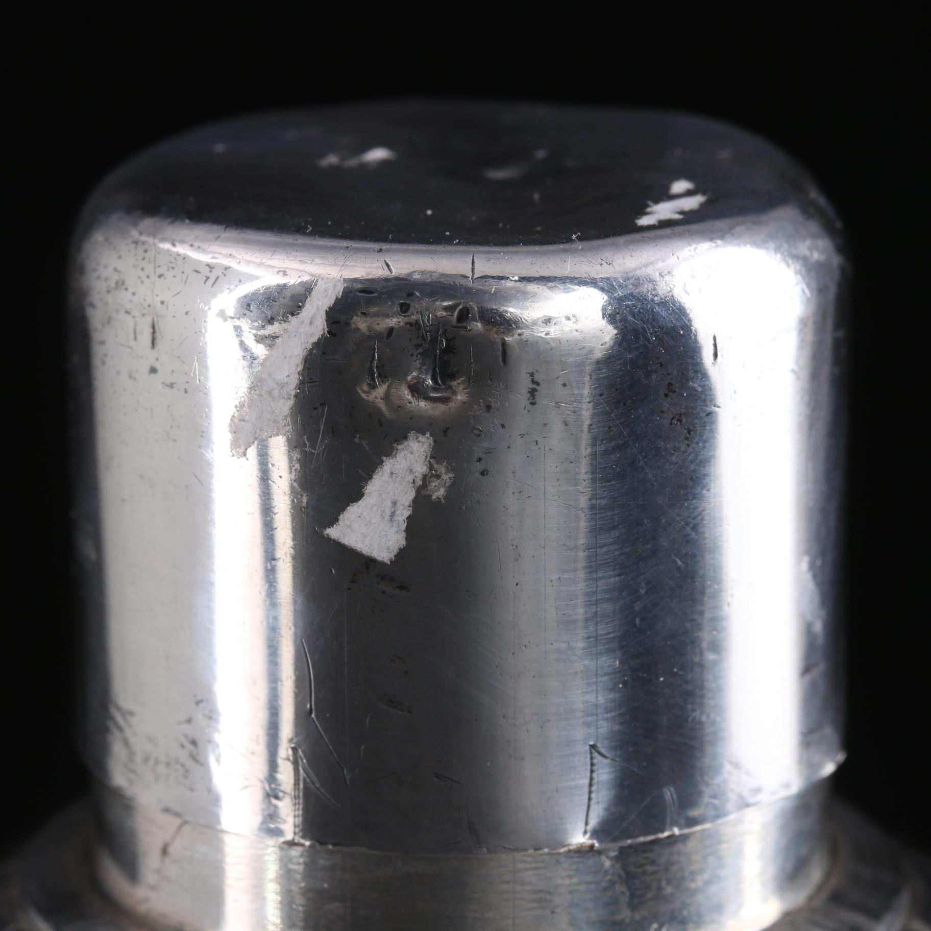 Toyokoki of Japan Hand Hammered 990 Silver Cocktail Shaker, Mid-20th ...