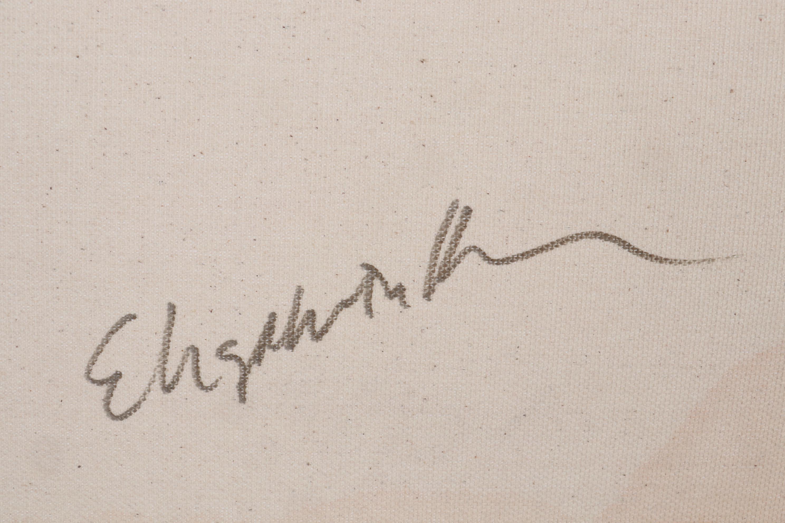 Oil Painting of Blue Rabbit, 21st Century | EBTH