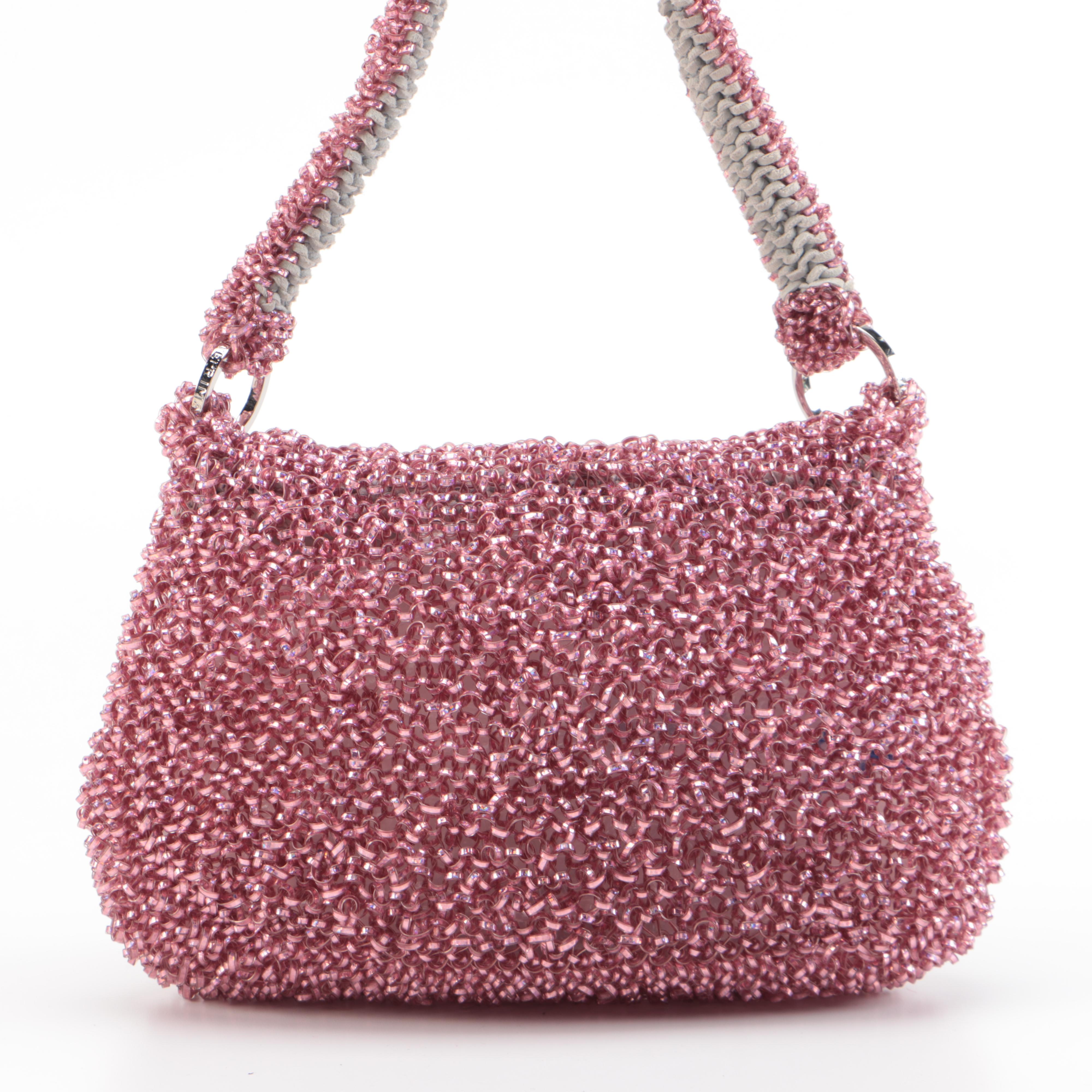 Anteprima Pink Loop Holographic Flap Bag | EBTH