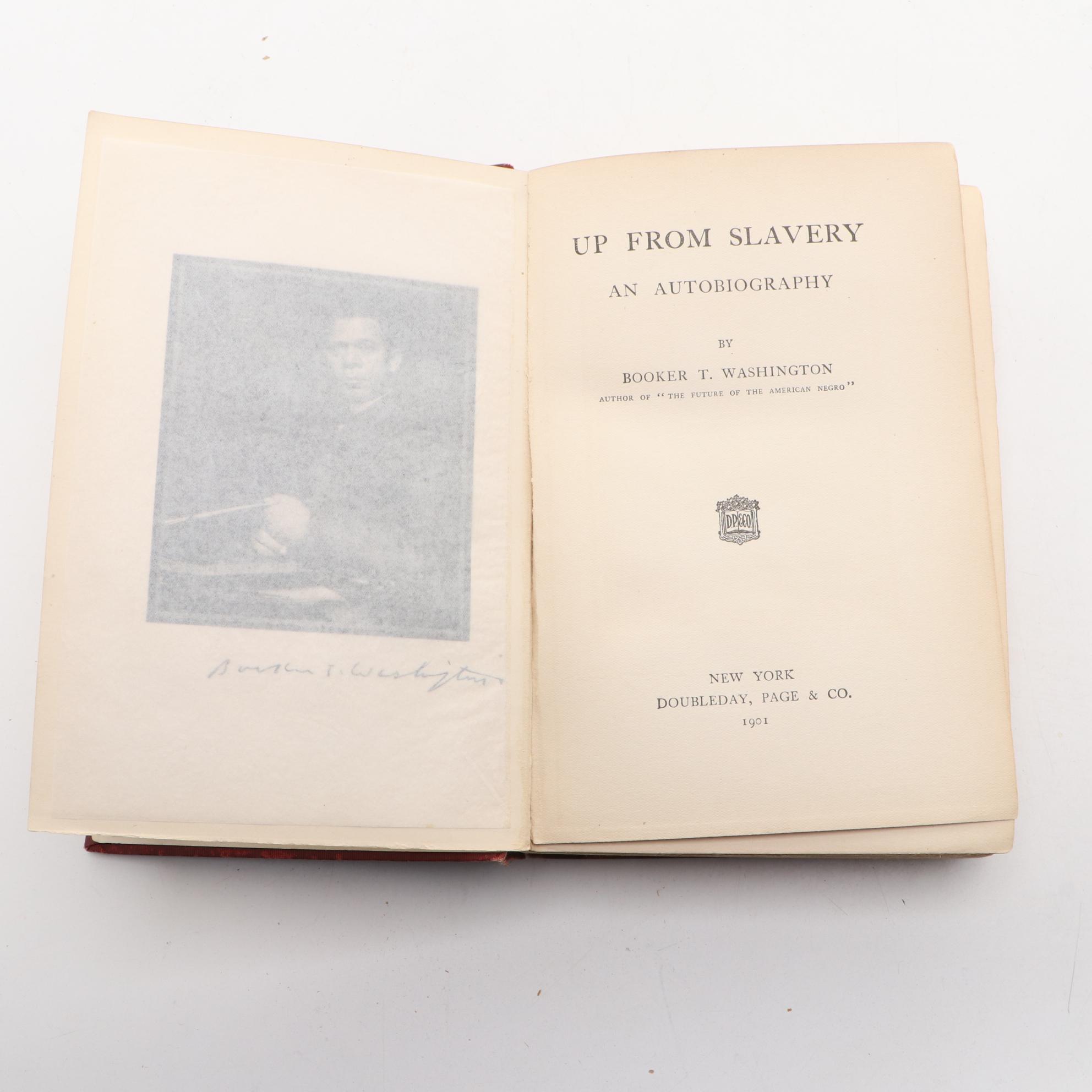 First Edition "Up from Slavery: An Autobiography" by Booker T ...