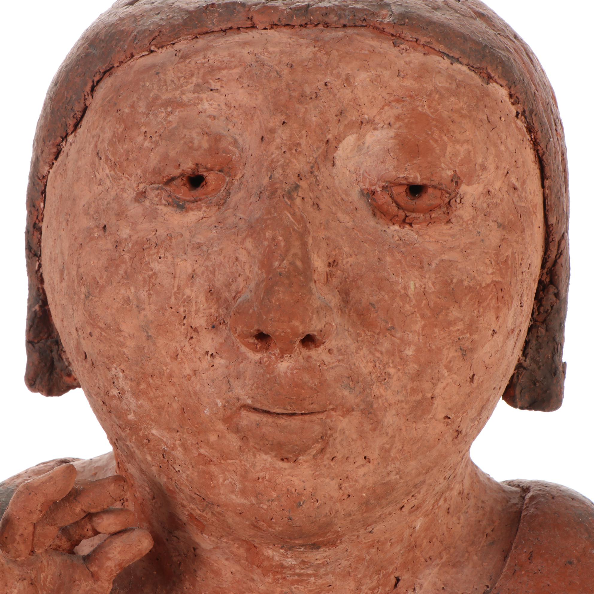 Odile Kinart Ceramic Sculpture of Girl | Everything But The House