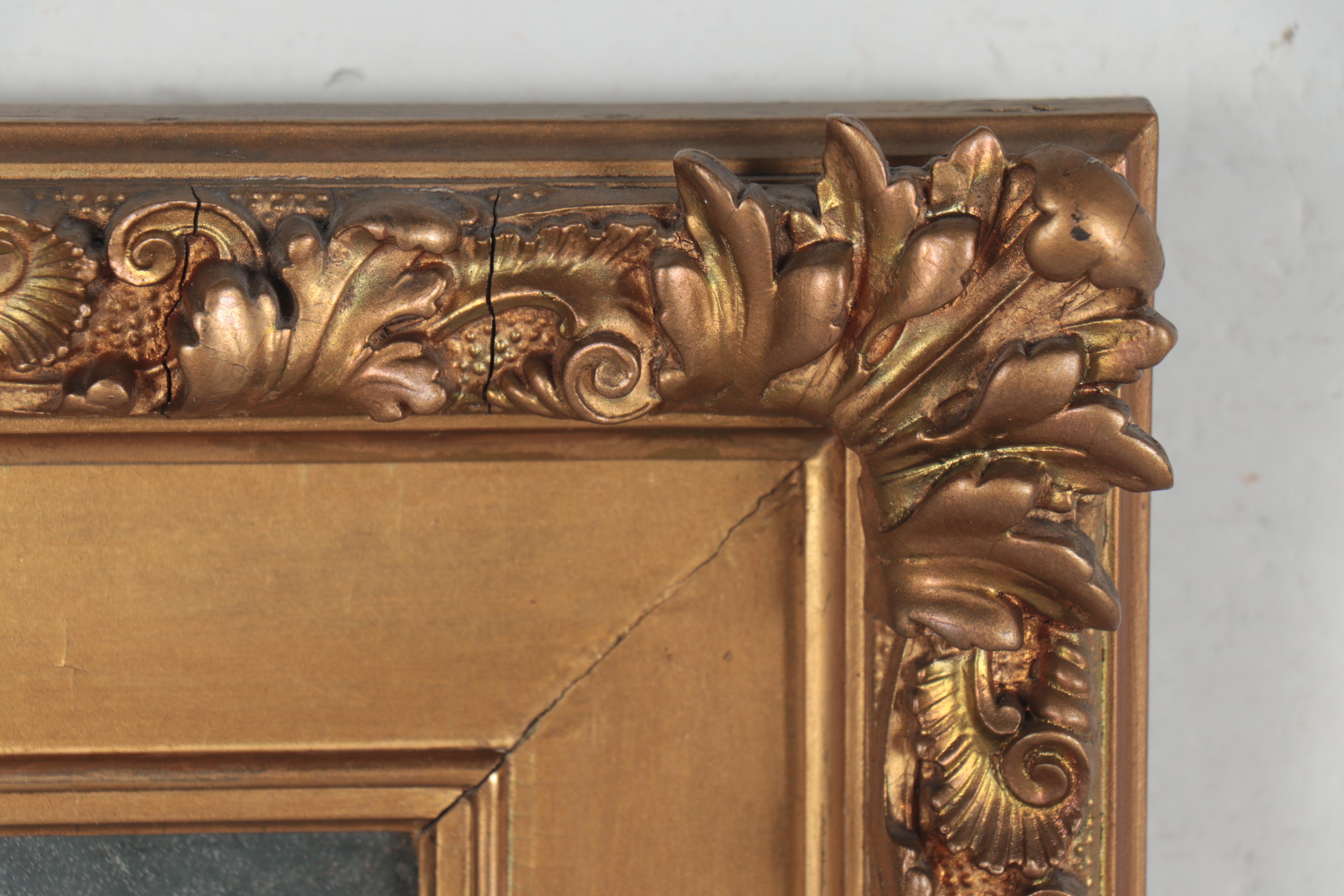 Elijah Baxter Jr. Coastal Oil Painting of Cloudy Sky, Early 20th ...