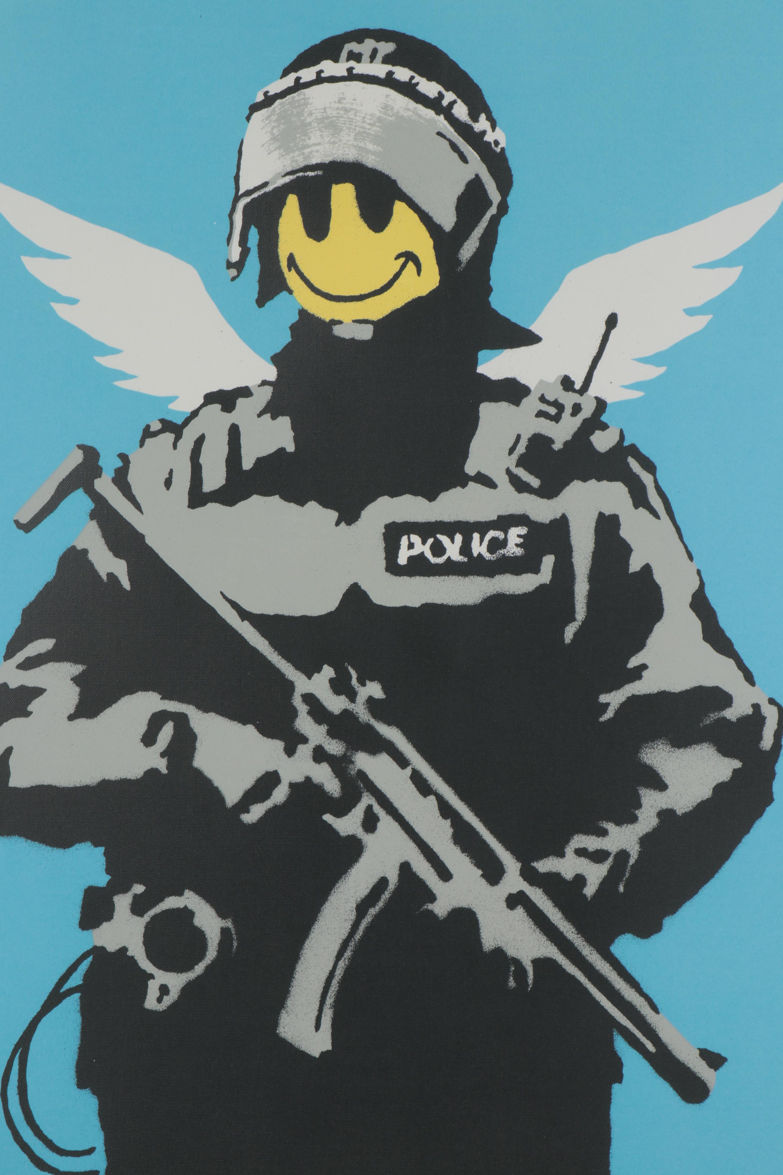 Giclée after Banksy "Smiley Police Trooper," 21st Century | EBTH