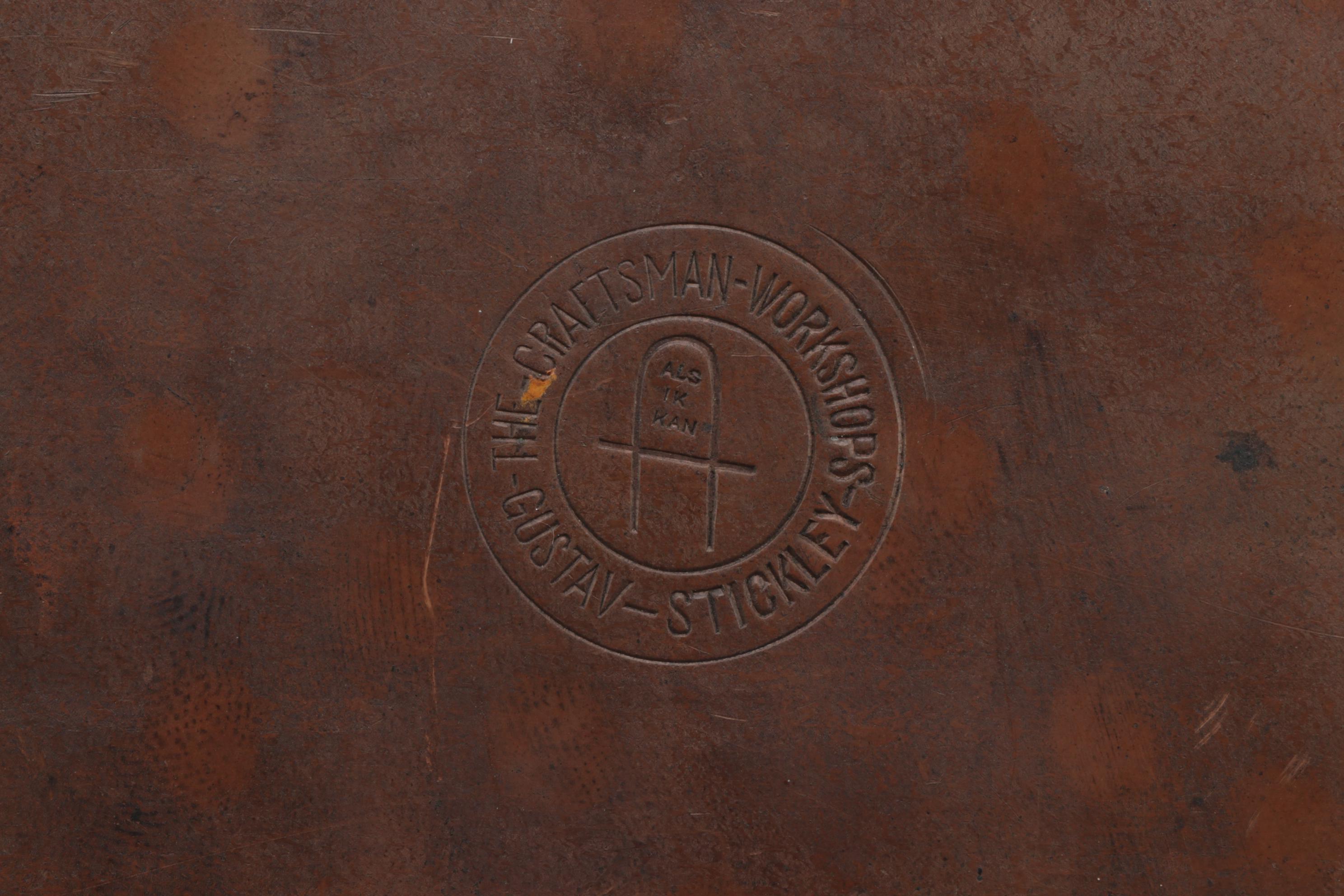 Gustav Stickley Hammered Copper Humidor, The Craftsman Workshops | EBTH