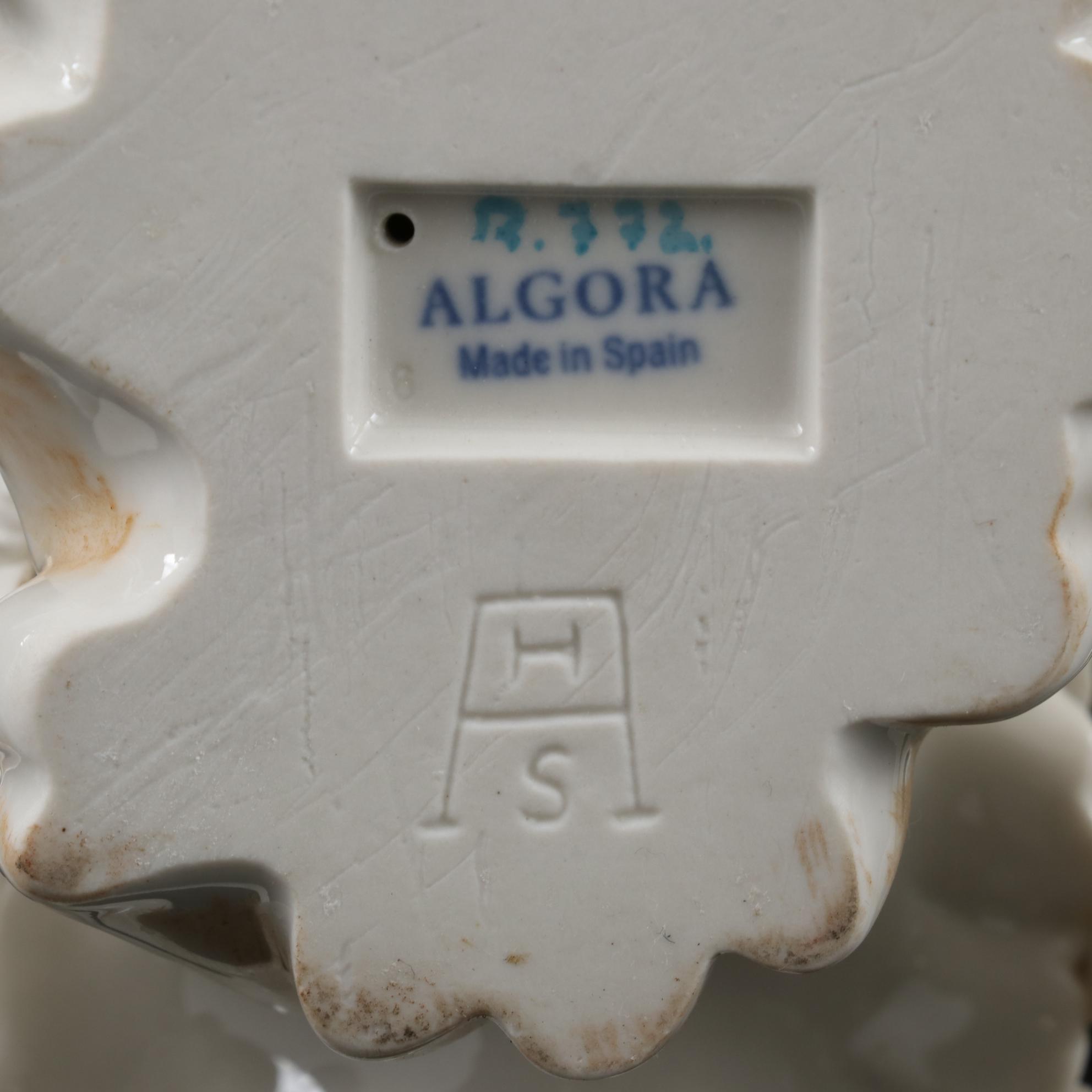 Spanish Algora Porcelain Fighting Cocks Figurines, Mid to Late 20th ...