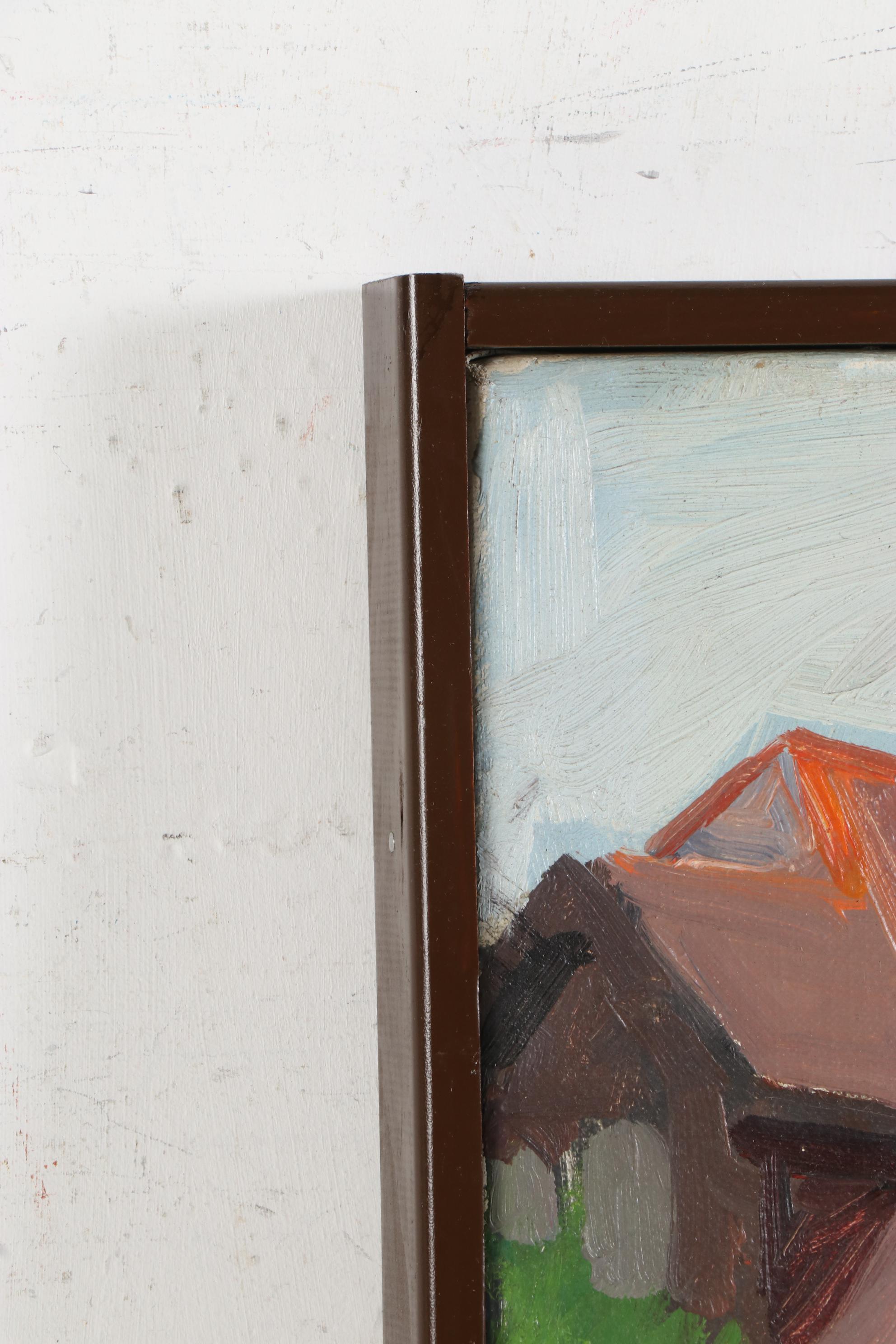 Stephen Hankin Oil Painting "Parked - Thomas Blvd., Pittsburgh," 1987 ...