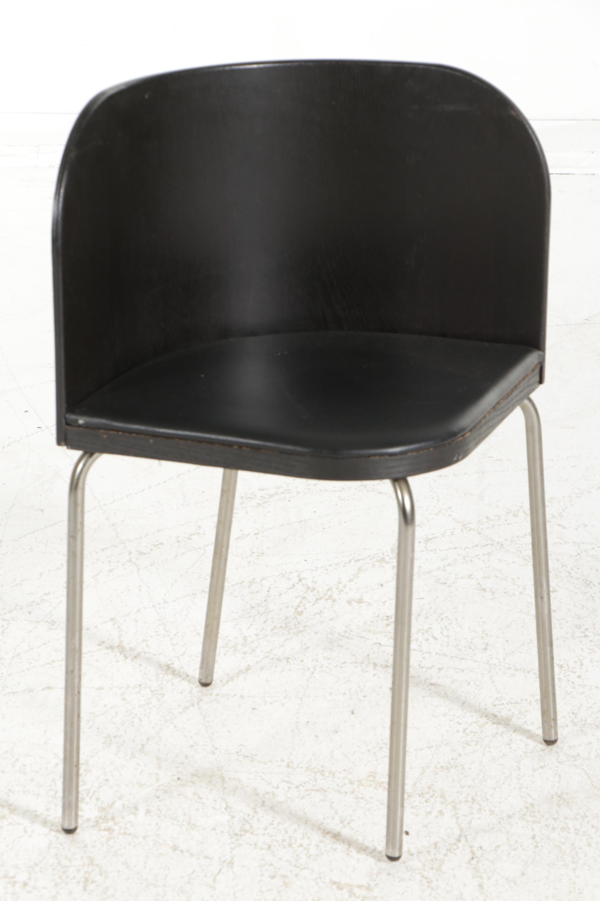 Modern Style Game Table with Nesting Chairs, 21st Century | EBTH