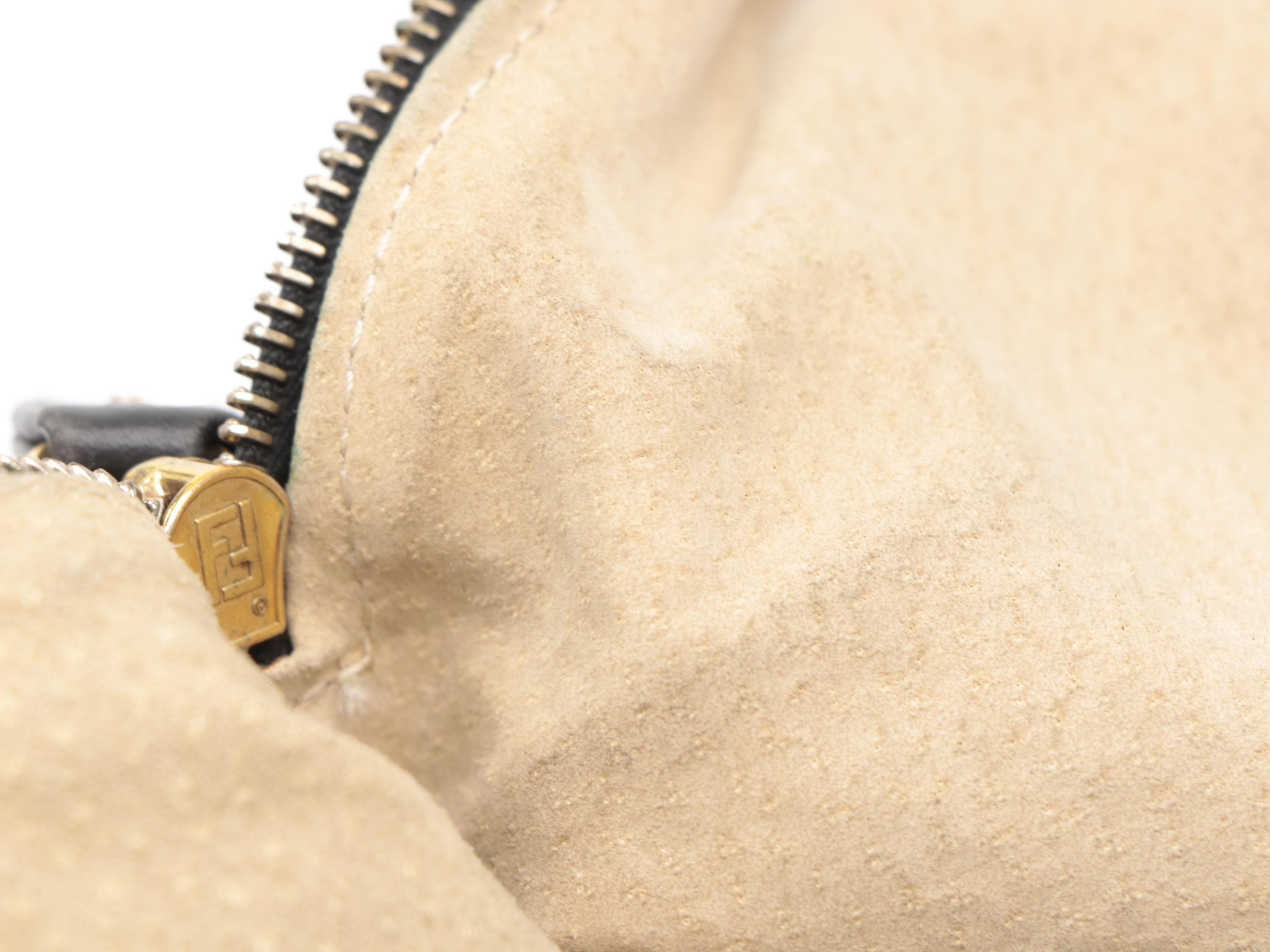 Fendi Two-Way Domed Satchel Bag in Black Leather with Contrast ...