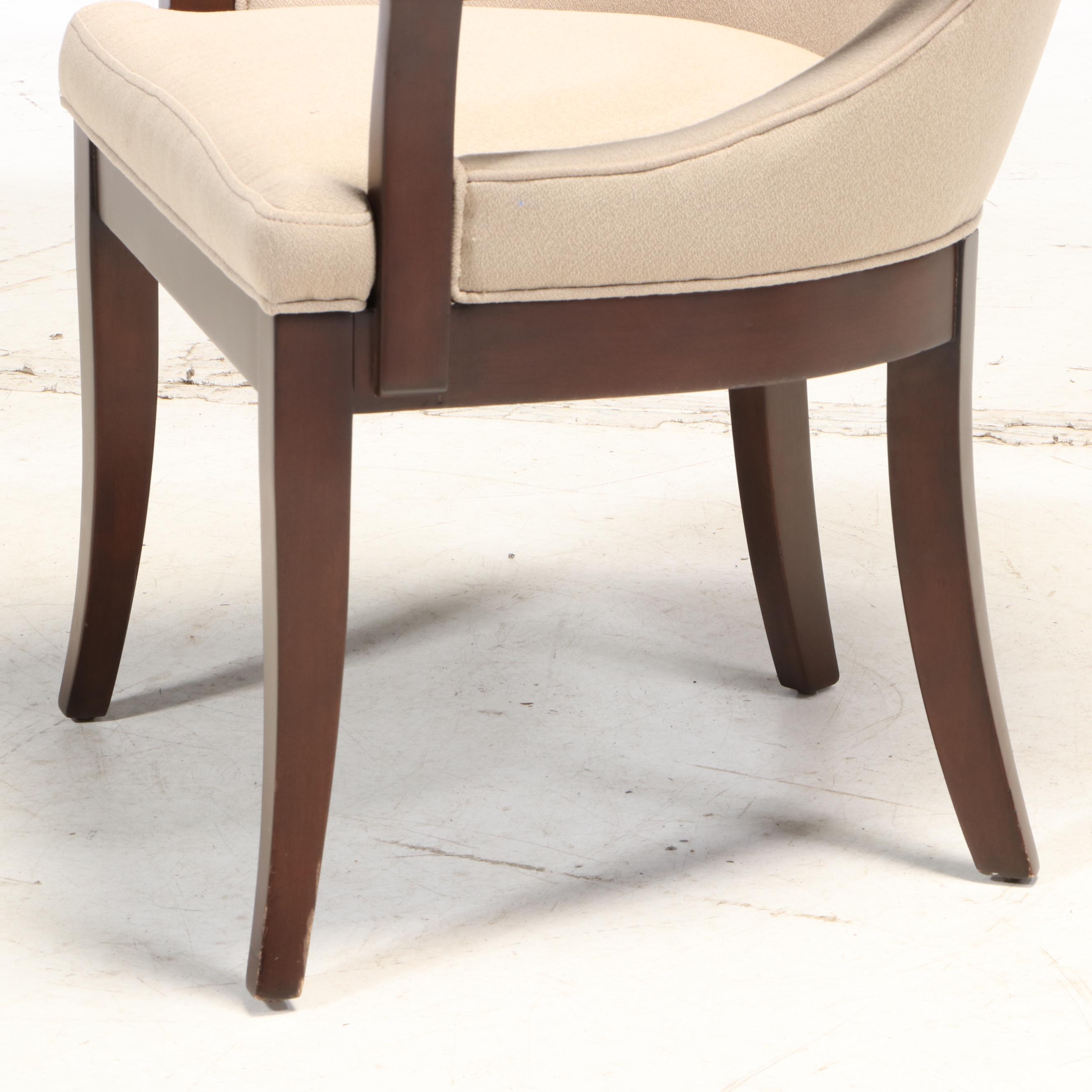 David A. Millett Beveled Glass Top Desk With Stanley Chair | EBTH