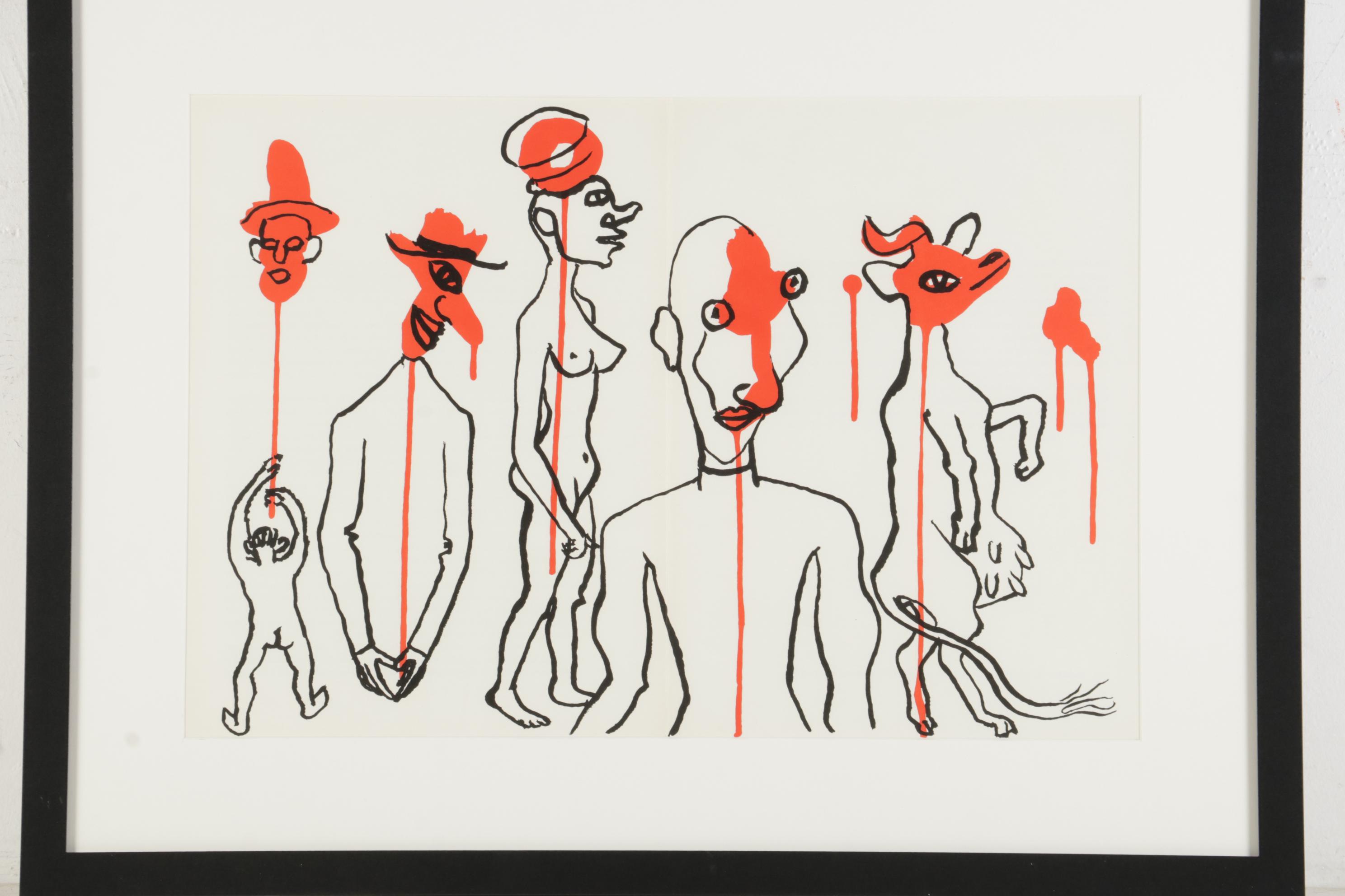Alexander Calder Double-Page Color Lithograph for "Derrière le Miroir ...