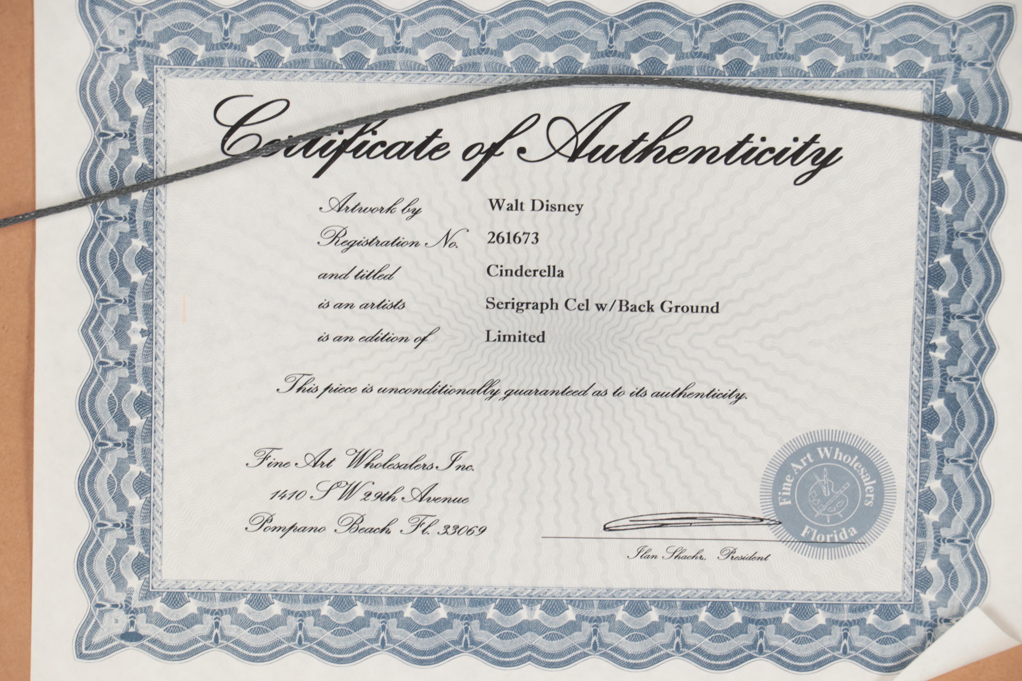 Walt Disney's "Cinderella" Animation Sericel | EBTH