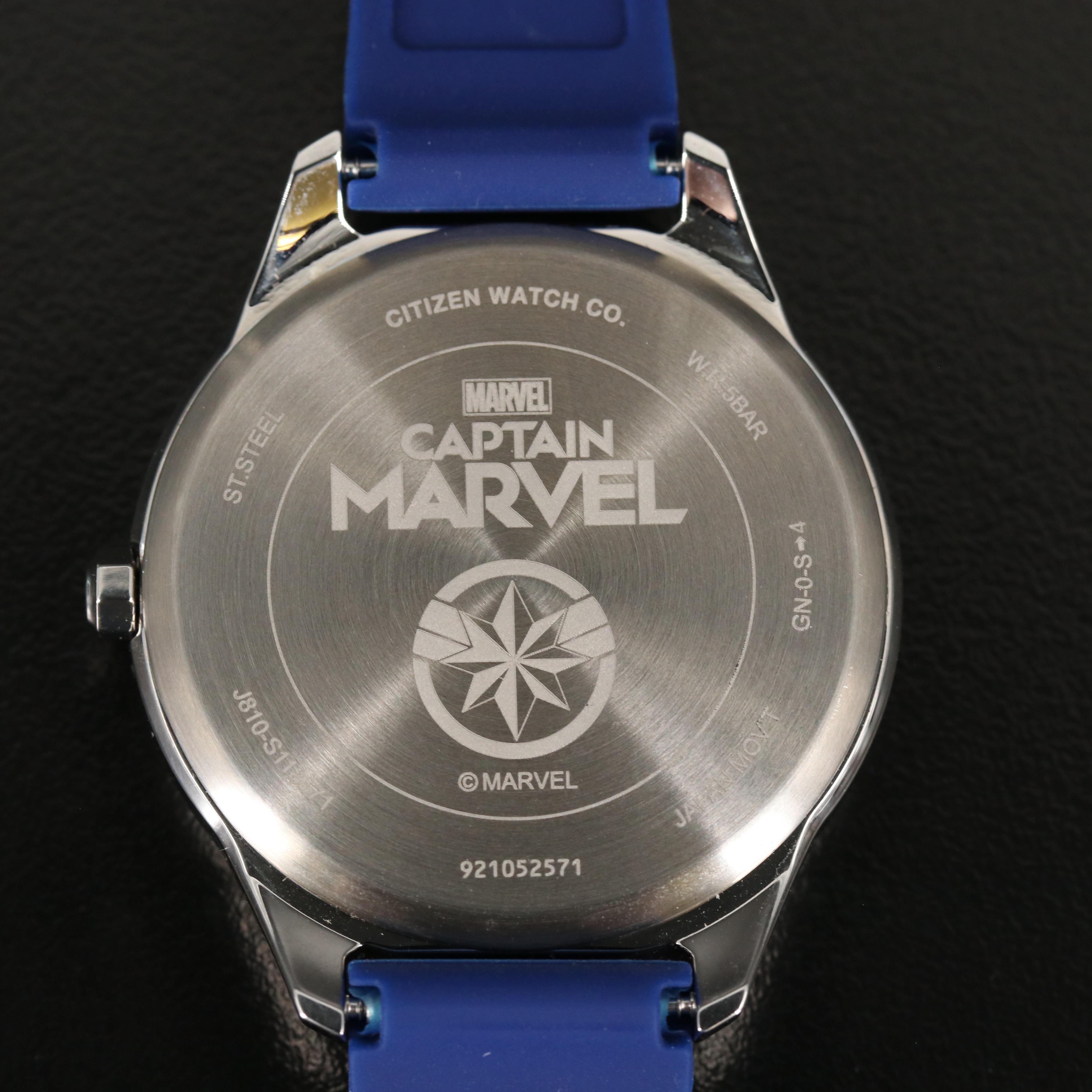 Citizen Eco-Drive Captain Marvel Stainless Steel Quartz Wristwatch | EBTH