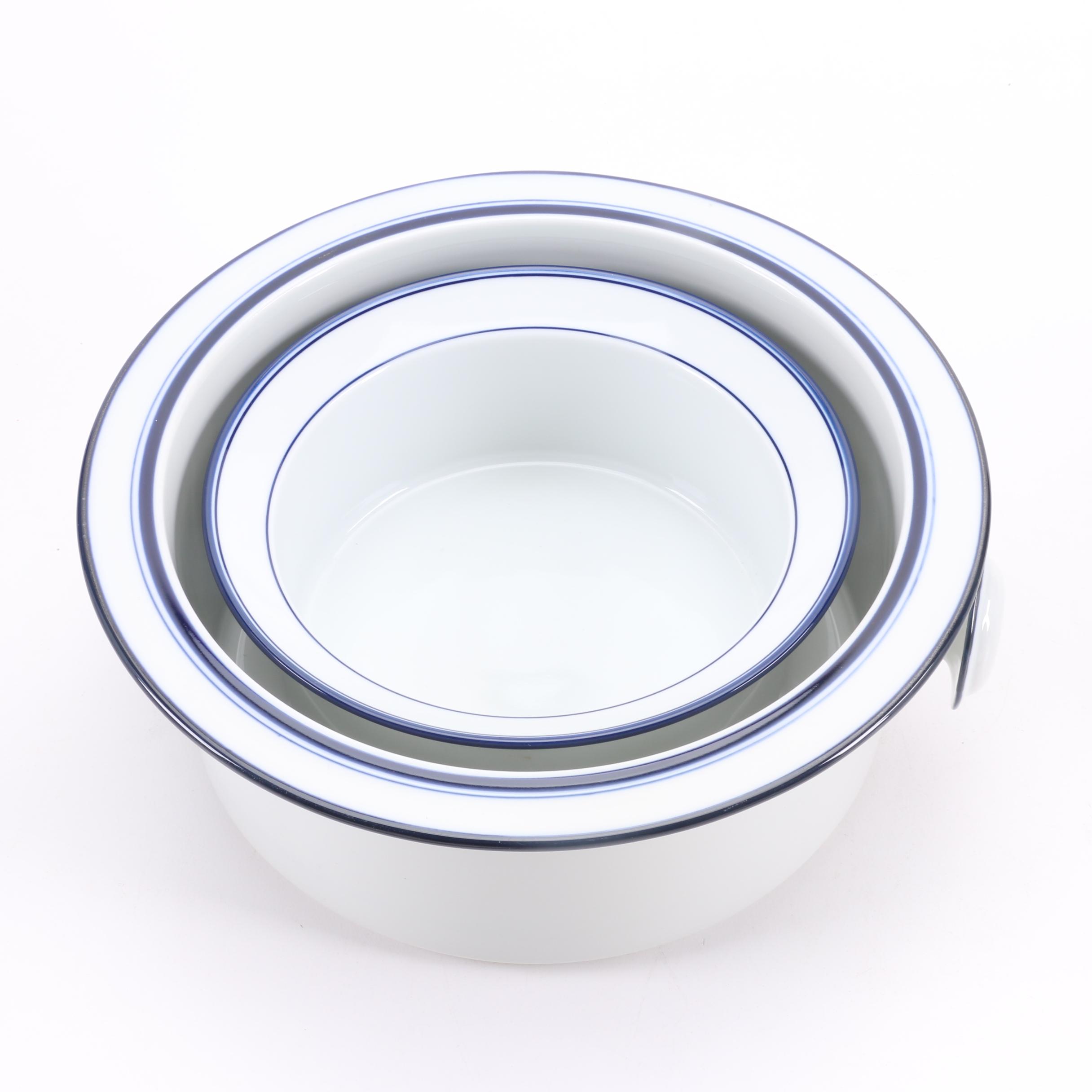 Dansk Bistro "Christianshavn Blue" Ceramic Dinnerware and Serveware | EBTH