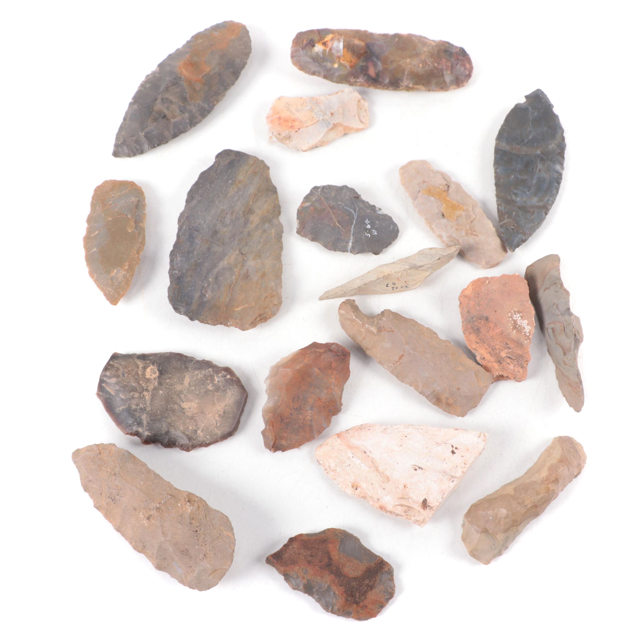 Native American Flaked Stone Tools | EBTH