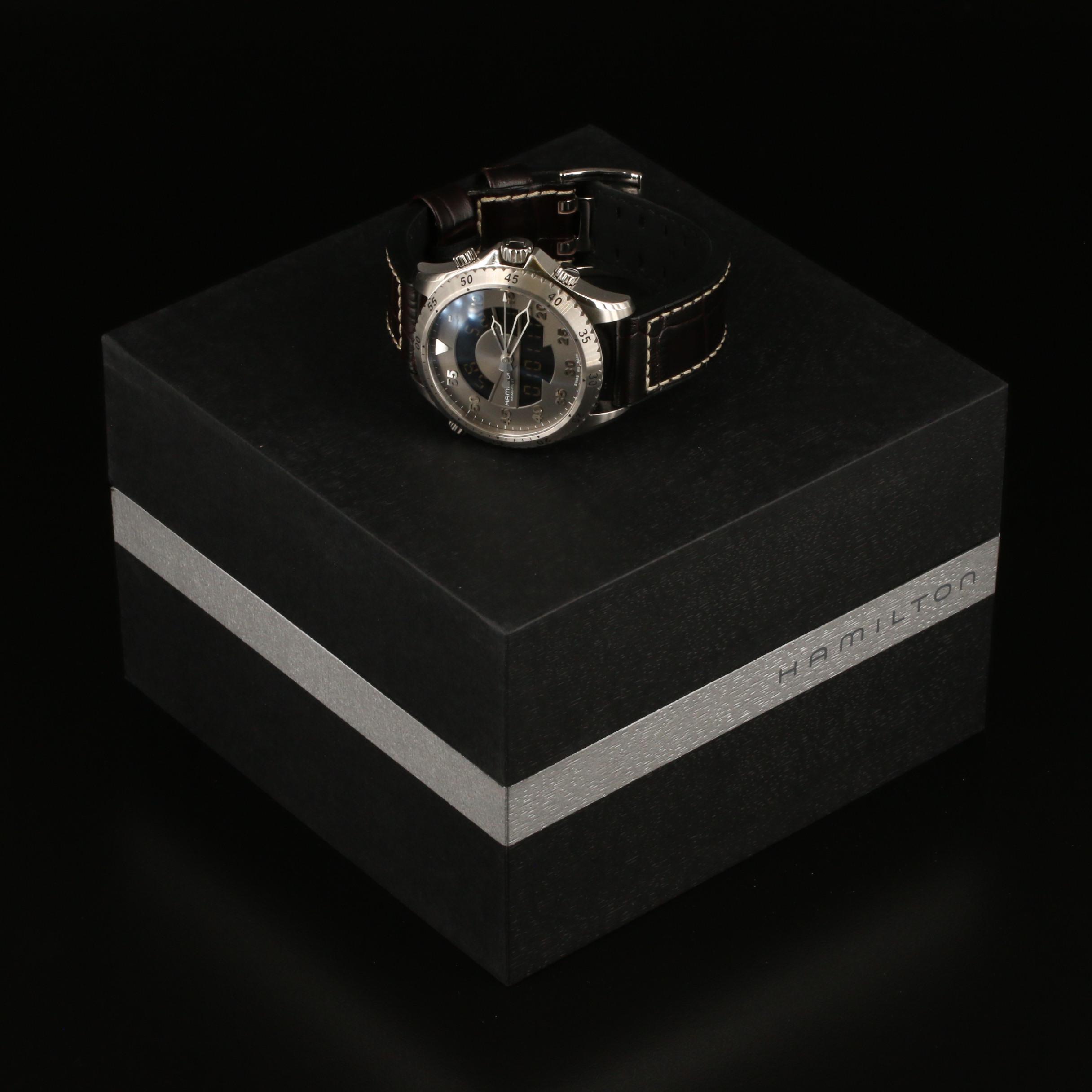 Hamilton Khaki Aviation Digi-Ana Stainless Steel Watch | EBTH