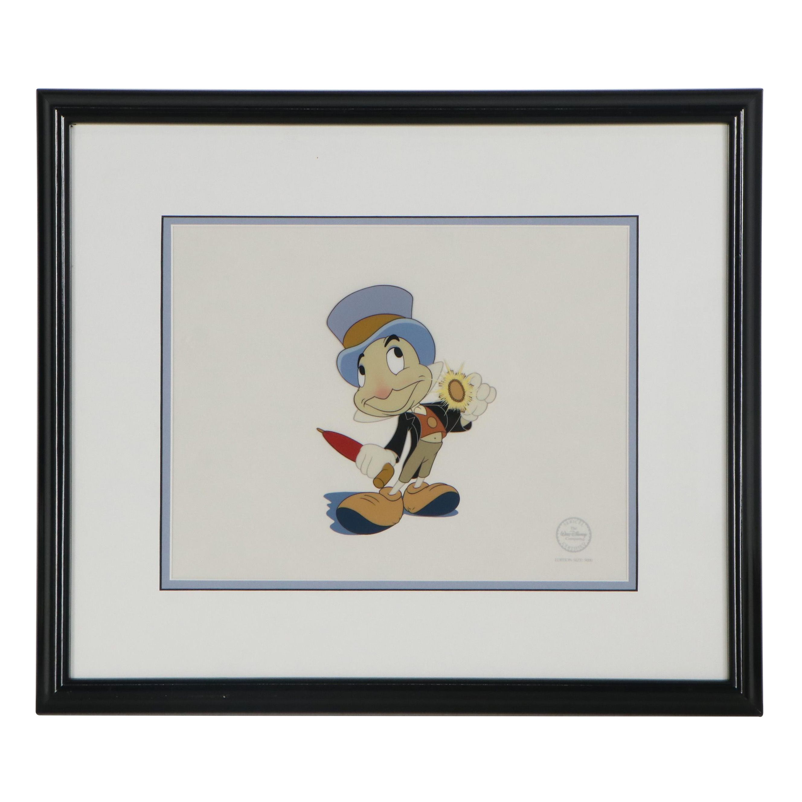 Disney "Pinocchio" Sericel "Official Conscience," 1996 | EBTH