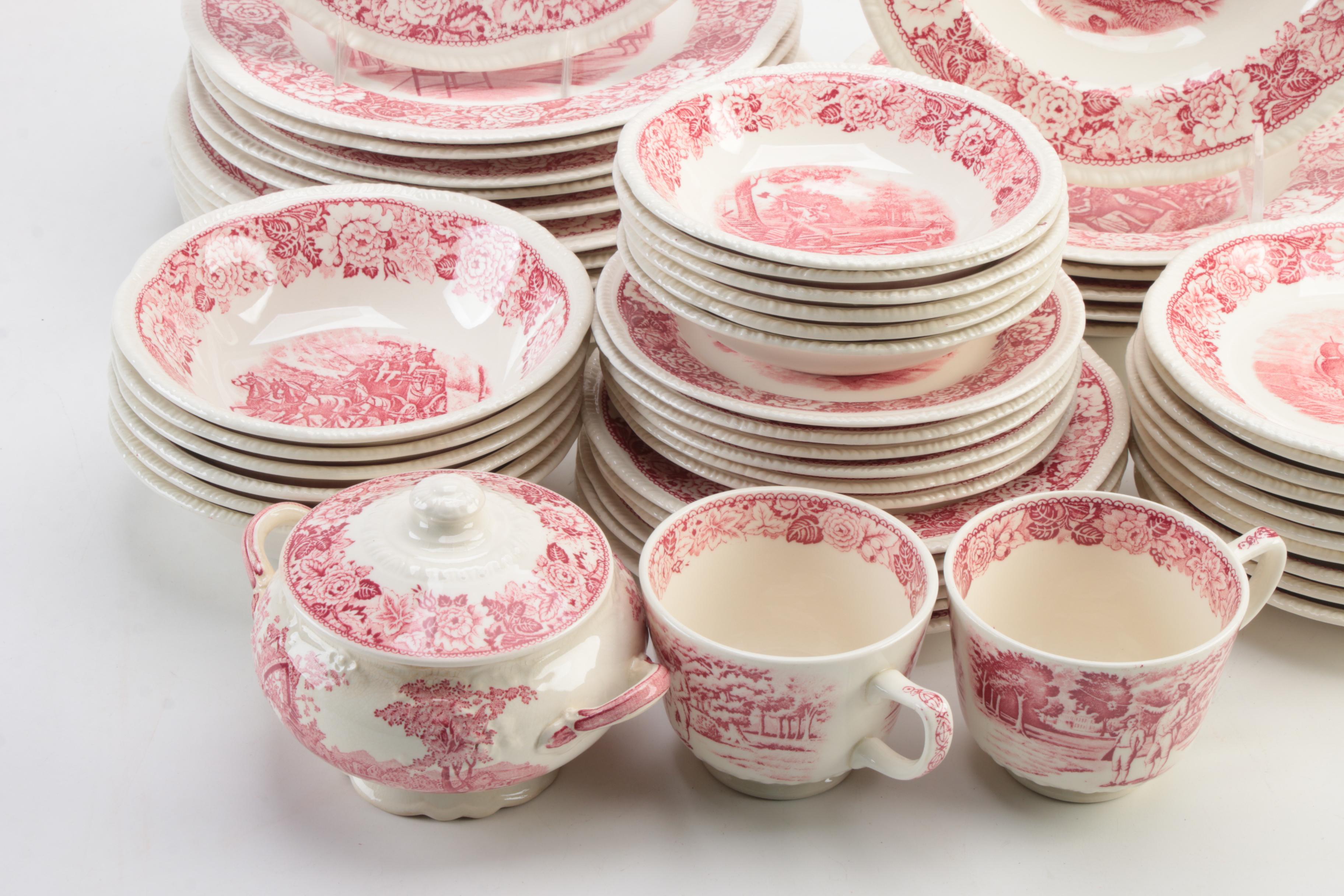 Homer Laughlin "Historical America" Ceramic Dinnerware with Other ...