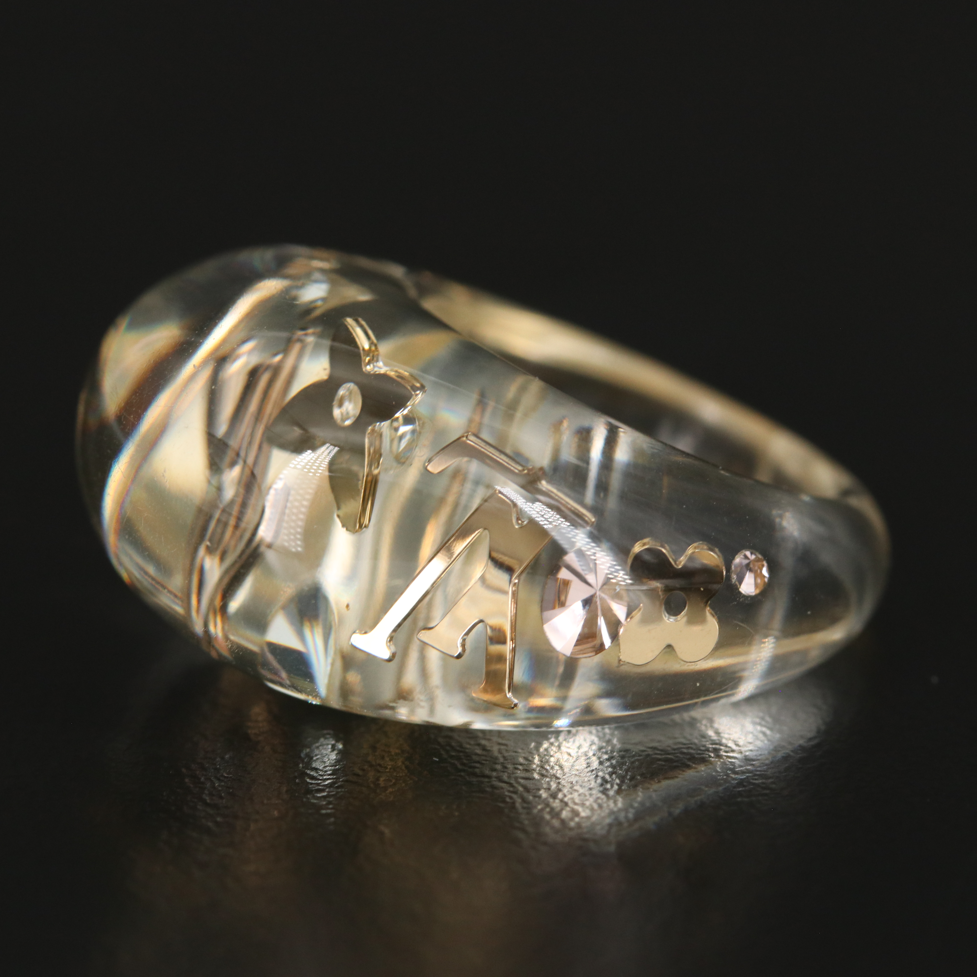 Louis Vuitton Inclusion Dome Ring | EBTH