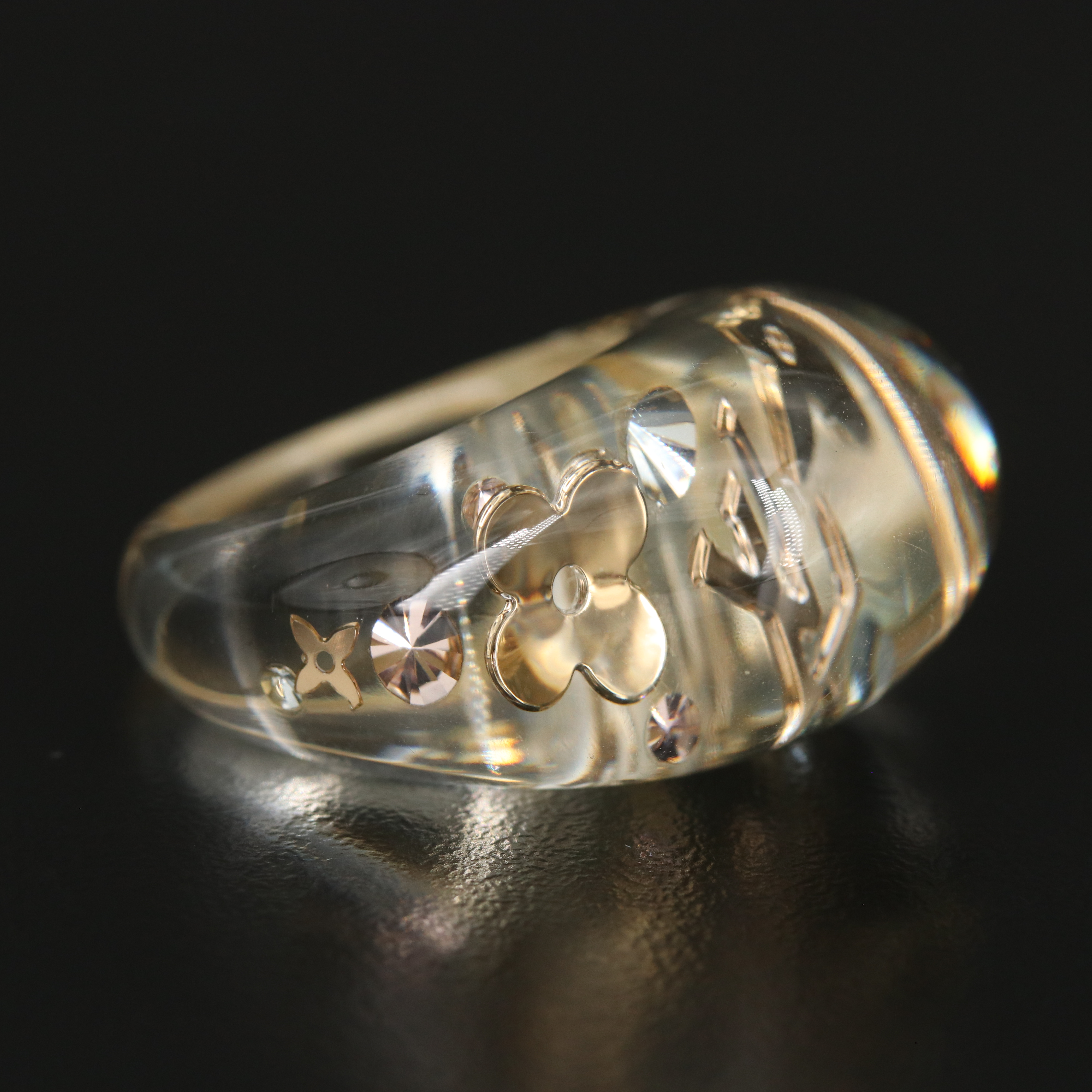 Louis Vuitton Inclusion Dome Ring | EBTH