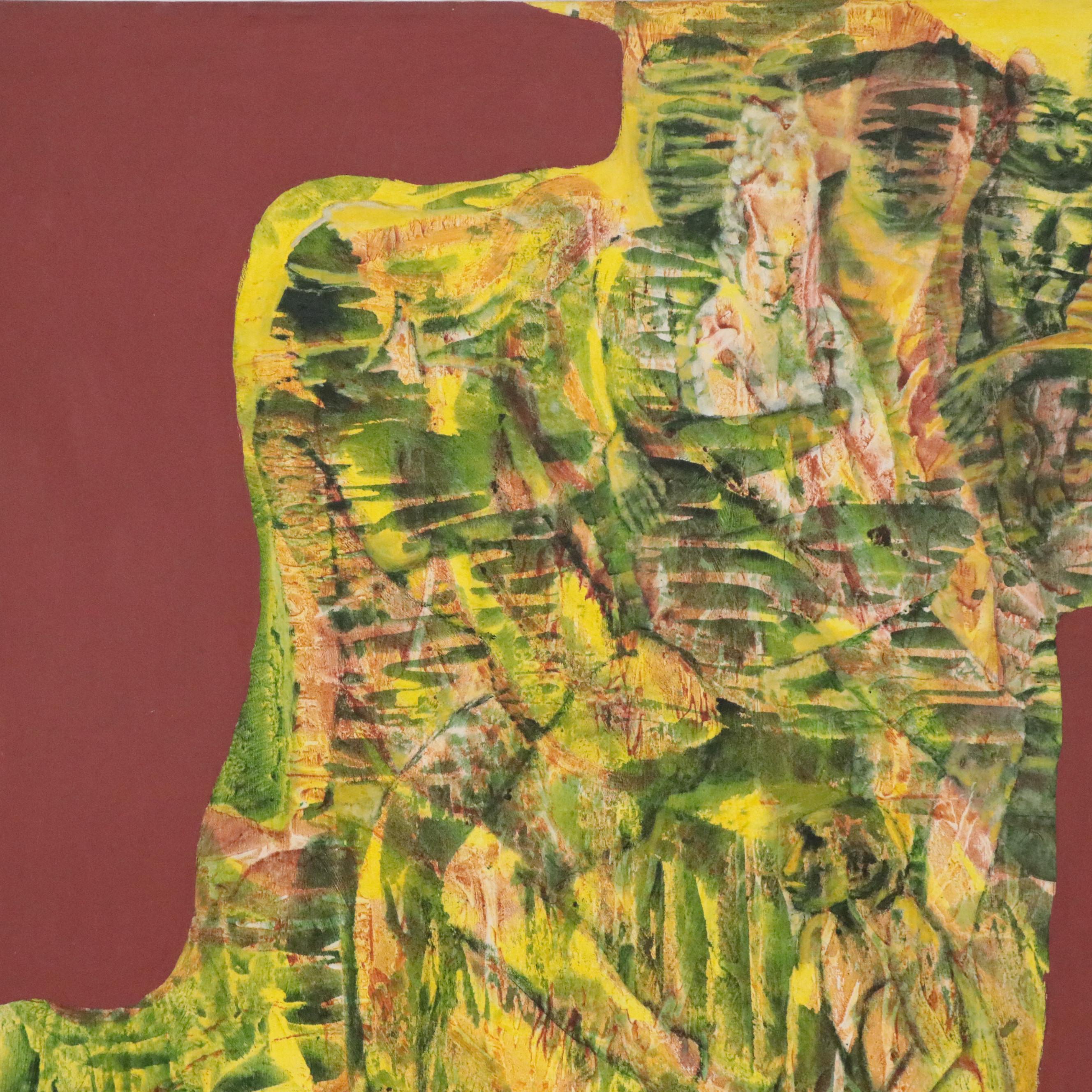 Don Stacy Large-Scale Abstract Oil Painting, Circa 1980 | EBTH