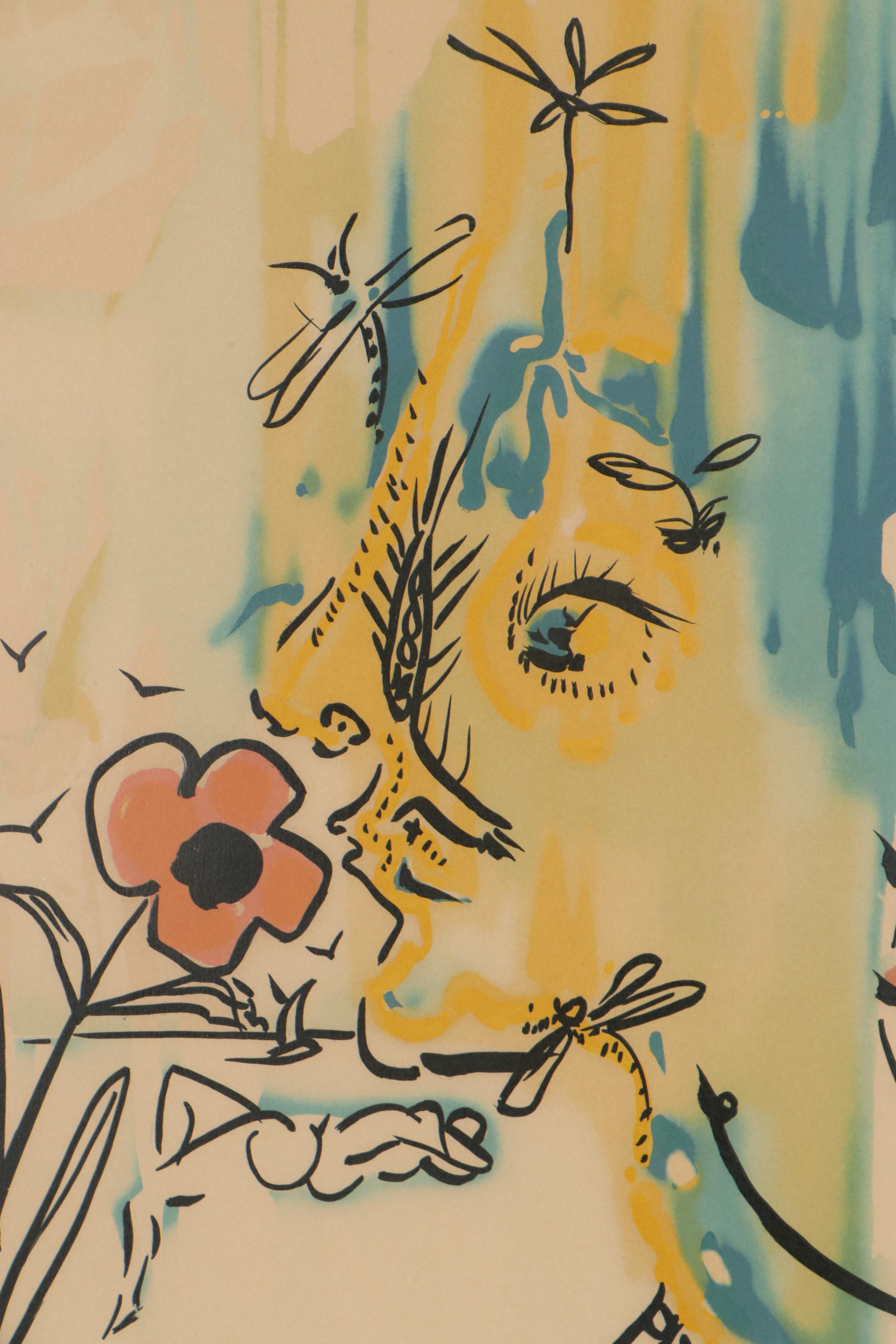 Salvador Dalí Lithograph "Vanishing Face," 1980 | EBTH