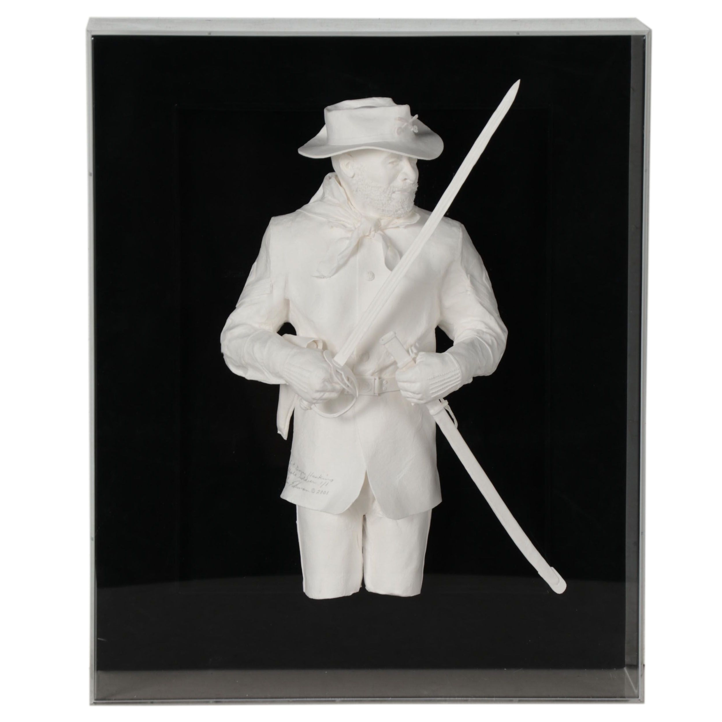 Allen Eckman Paper Sculpture "First Sargent, Grover Hankins - Buffalo ...