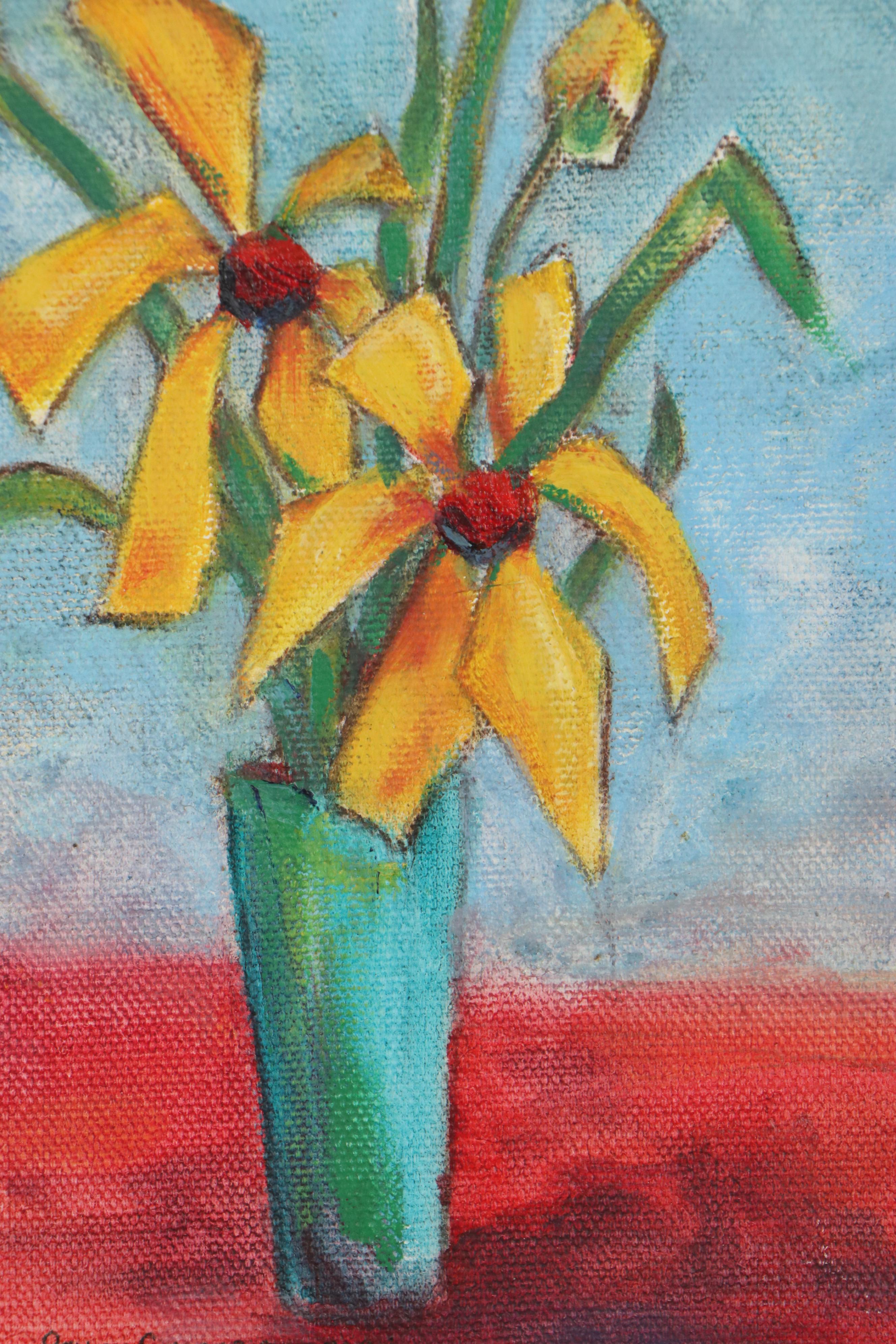 Renee Steger Simpson Oil Painting of Flowers | EBTH