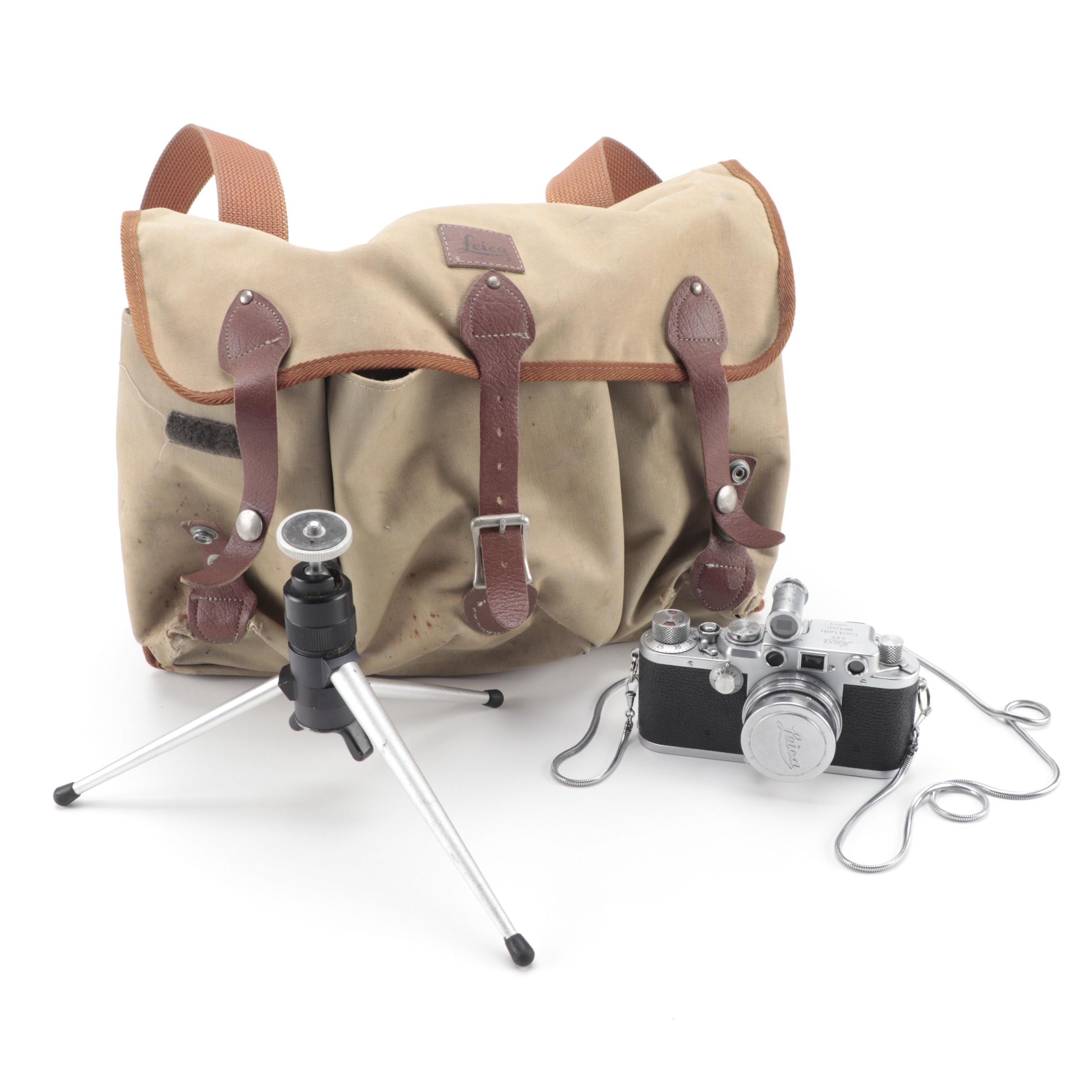 Leica 3F Camera with Lens and Camera Bag | Everything But The House