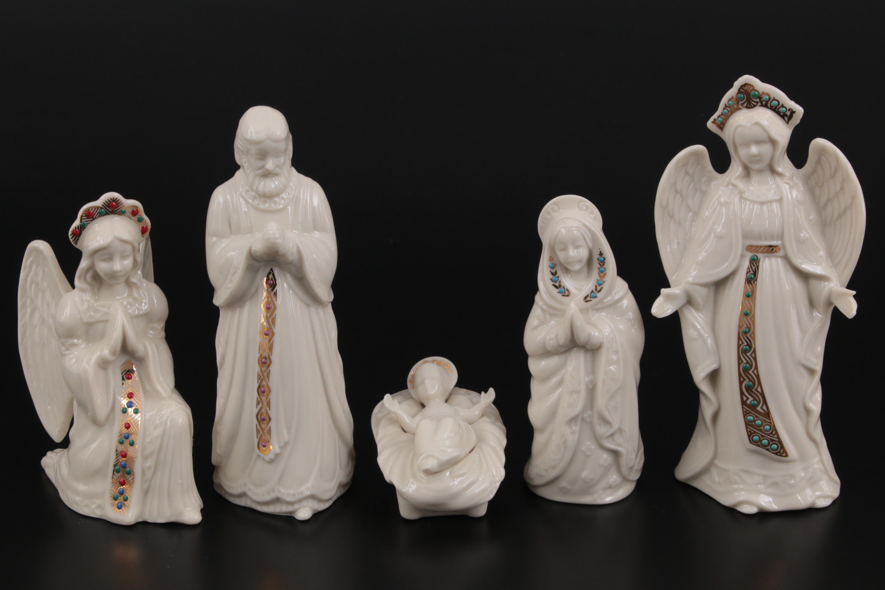 Lenox "China Jewels" Collection Porcelain Nativity Figurines, 1993–2007 ...