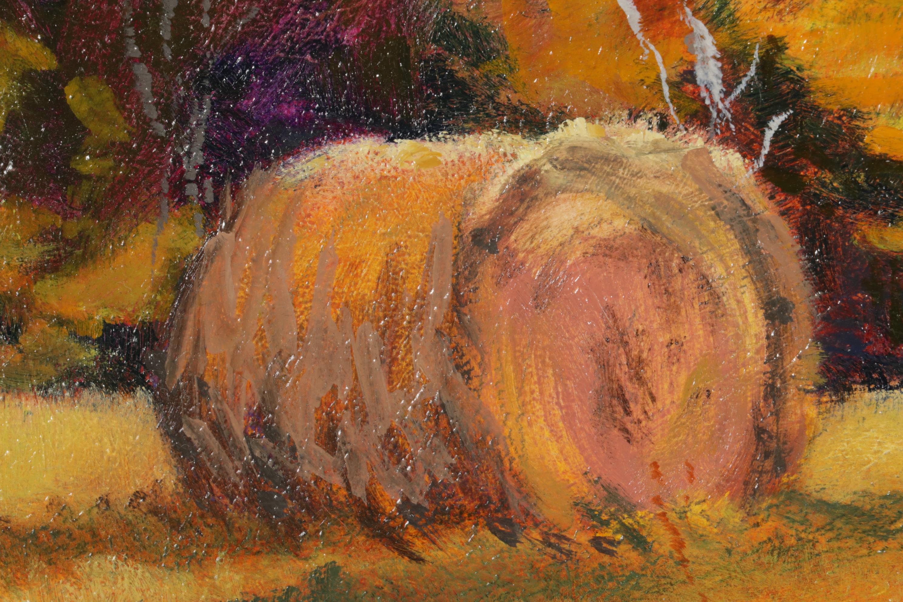 Jim Leatham Oil Painting "October Hay," 21st Century | EBTH